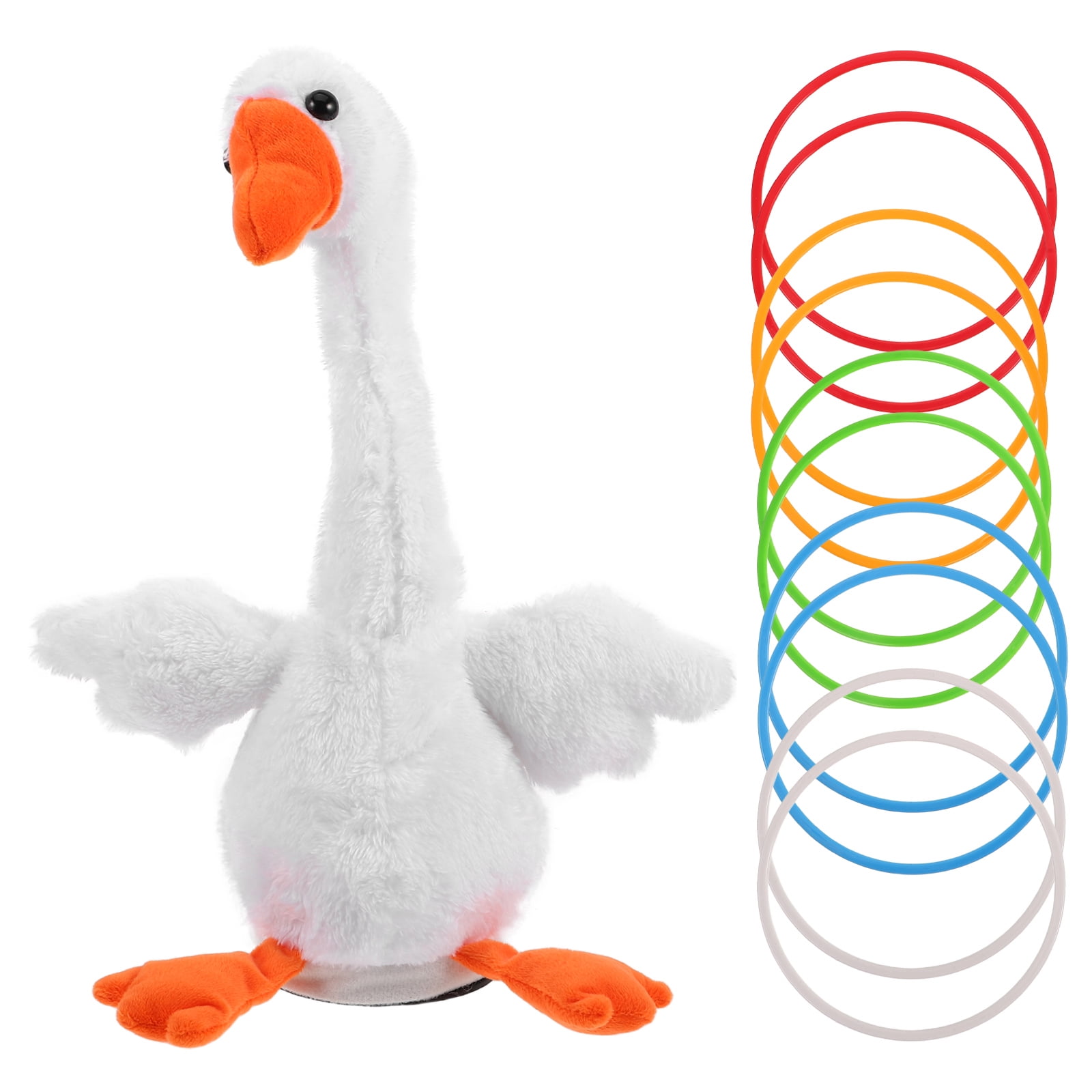 WORGEOUS 1 Set Of Cartoon Goose Shaped Tossing Set Interactive Rings ...