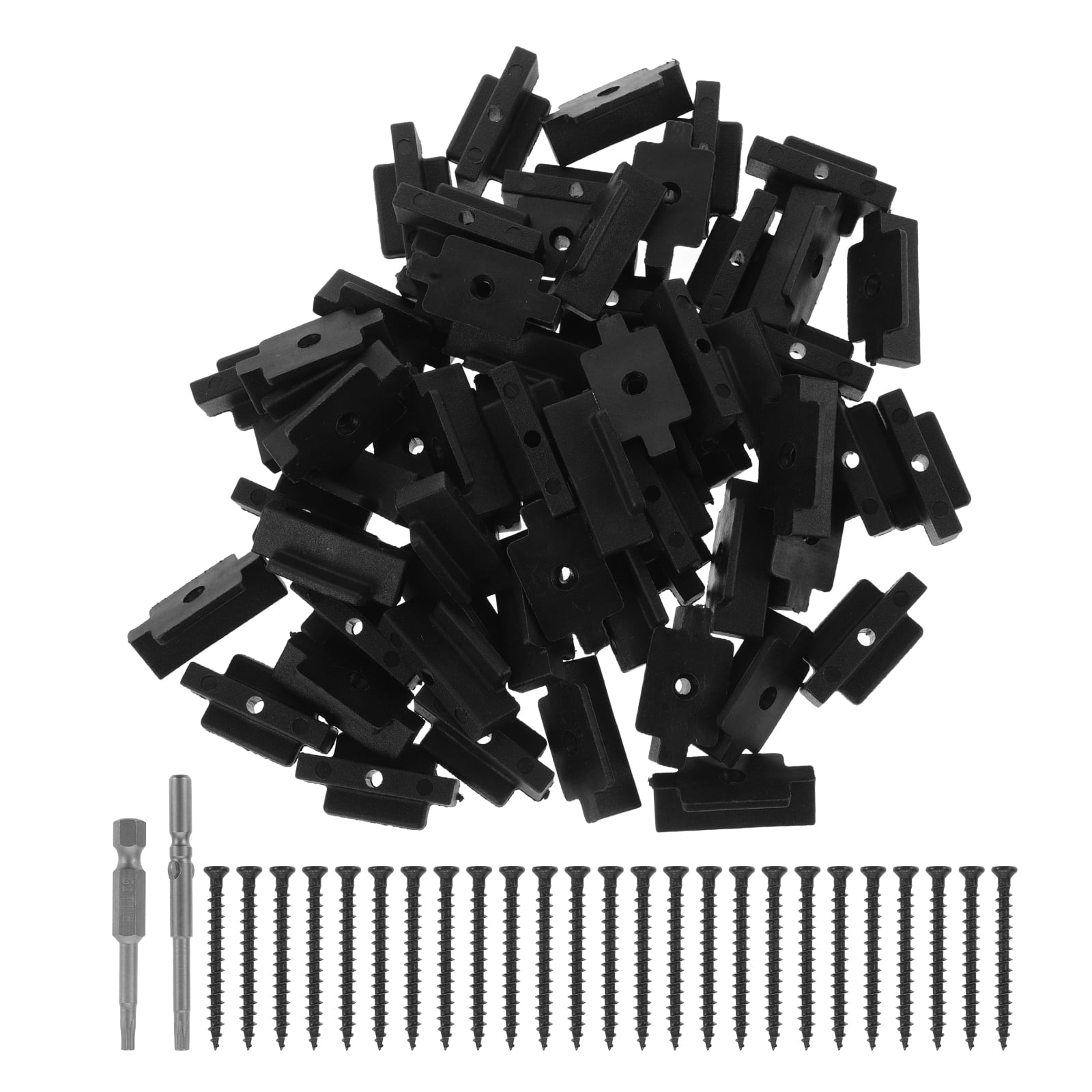 WORGEOUS 1 Set Concealed Fastener Plastic Deck Fasteners Deck Fastening ...