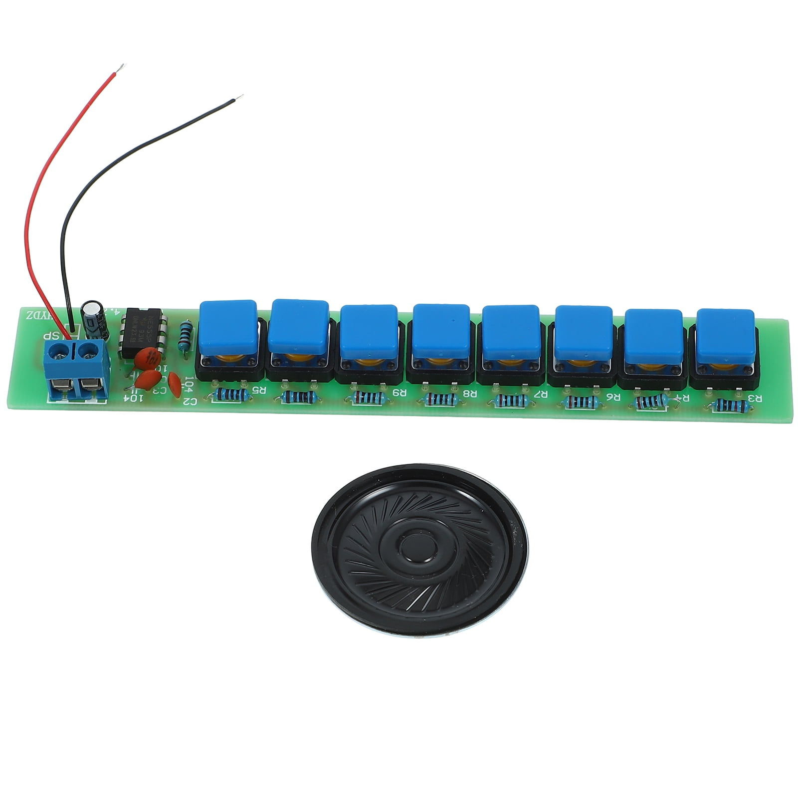 WORGEOUS 1 Set DIY Electronic Kit Set NE555 Piano Keyboard Kit Eight ...