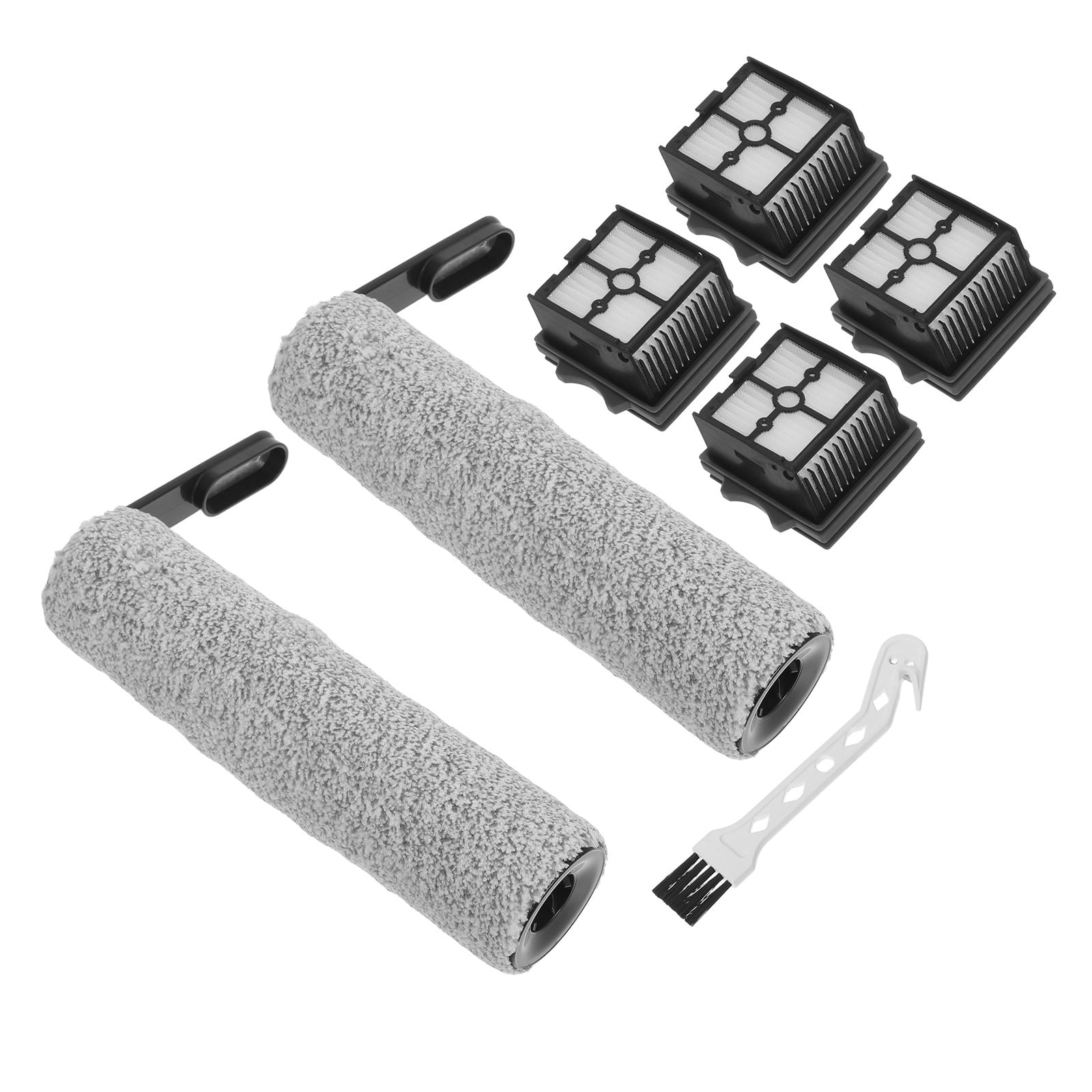 WORGEOUS 1 Set Filter And Brush Roller Floor Scrubber Brush Replacement ...