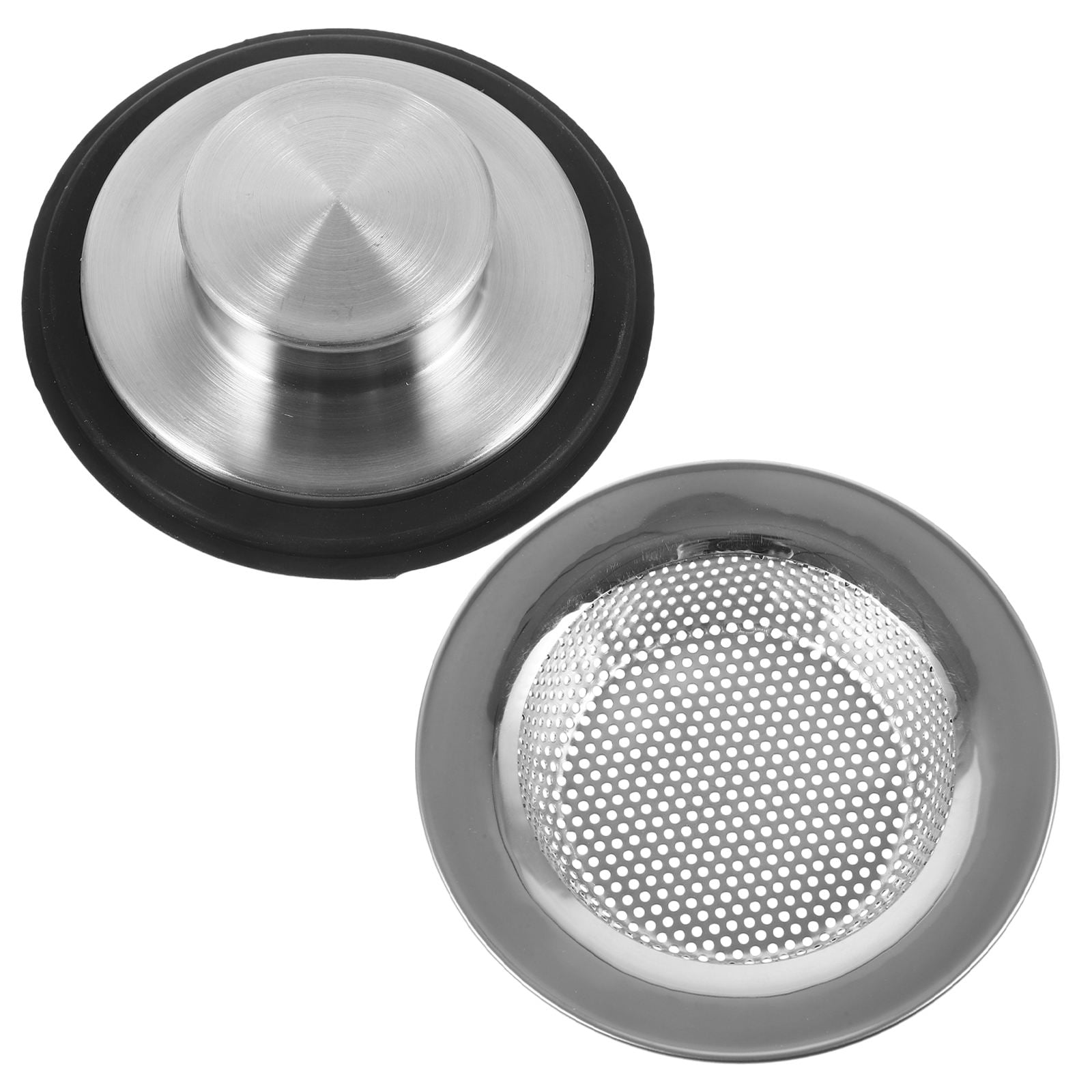 WORGEOUS Circular Garbage Disposal Stopper Splash Guard Kit Silver ...
