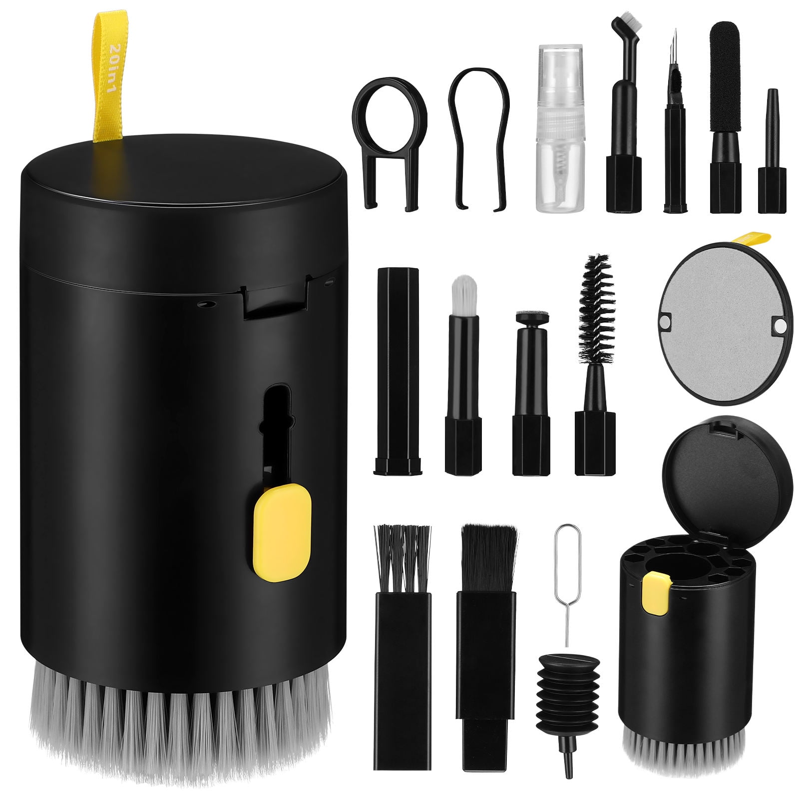 WORGEOUS 1 Set Headphone Cleaning Kit ABS Assorted Color Earbuds ...