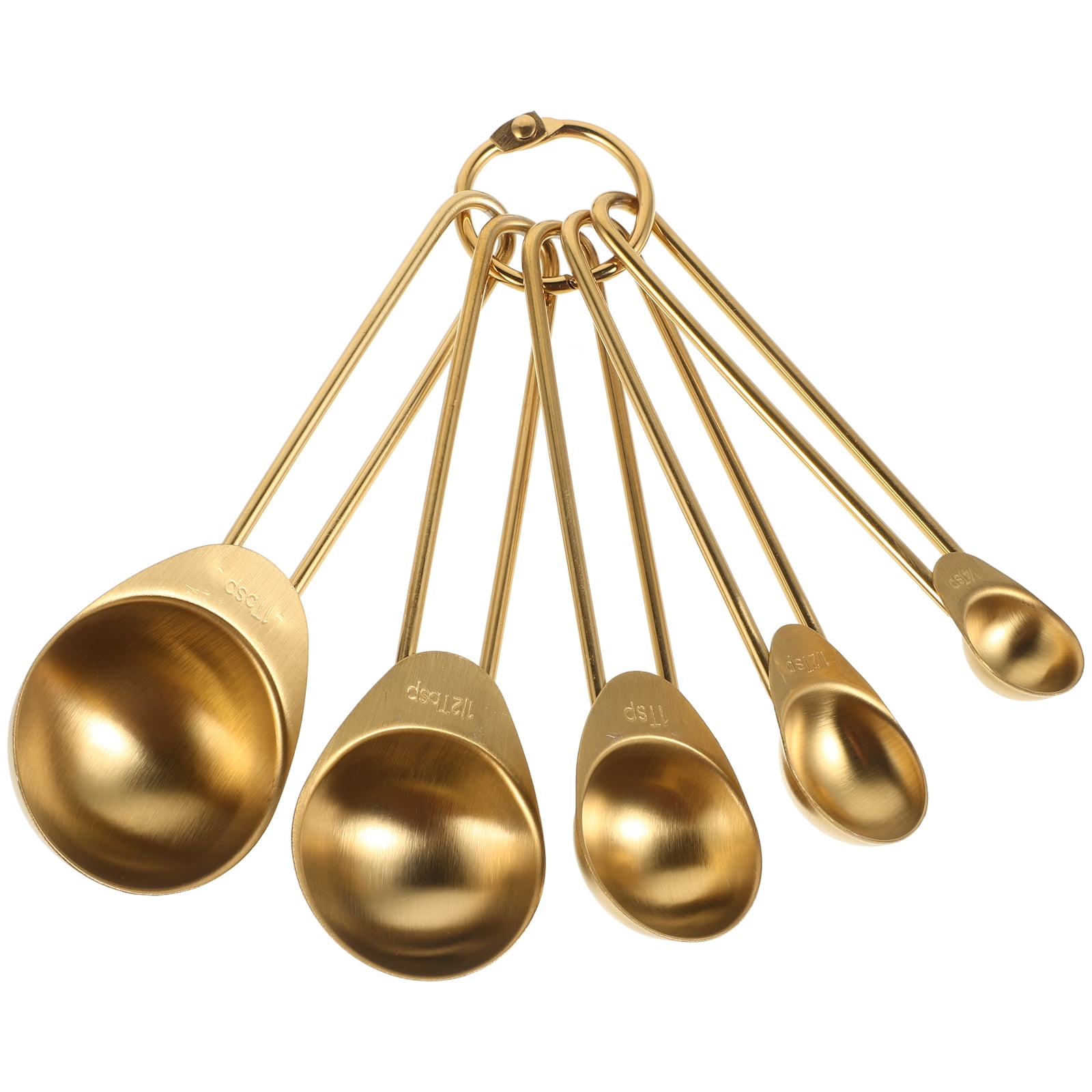 WORGEOUS 1 Set of Heavy Duty Metal Spoon Kitchen Measuring Spoons Coffee Scoop Coffee Beans ...