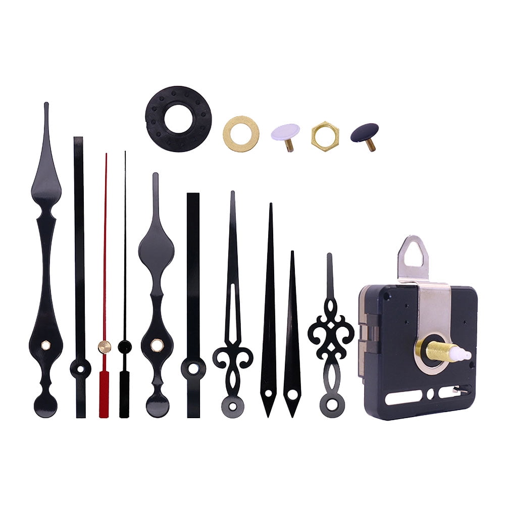 WORGEOUS 1 Set High Torque Long Shaft Clock Movement DIY Clock Parts ...