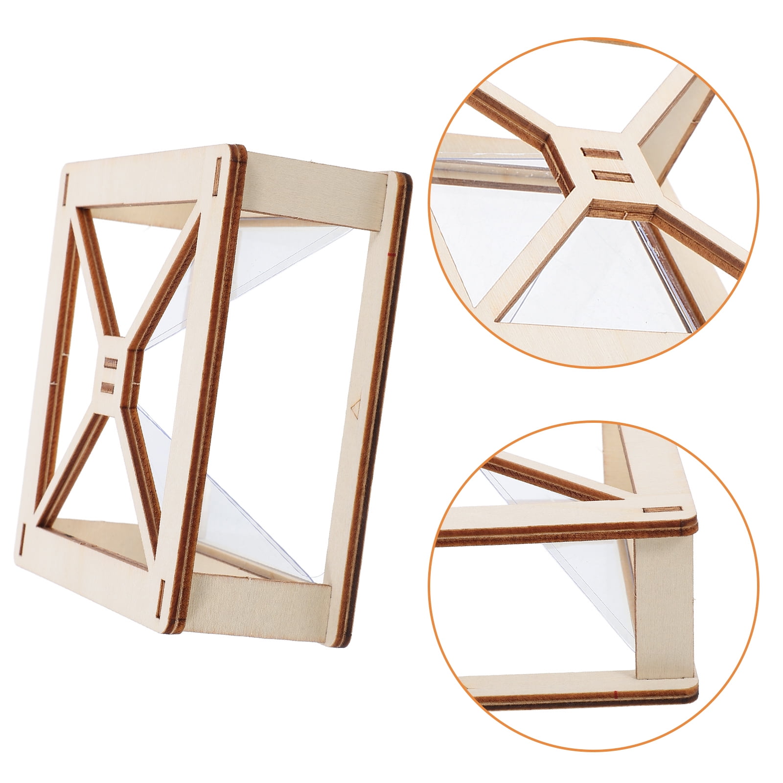 WORGEOUS Hologram Box Stem Education Material Wooden Beige 1 Set ...