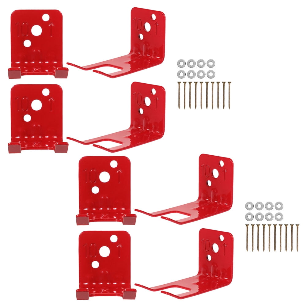 WORGEOUS 1 Set Iron Fire Extinguisher Wall Mounted Hook Fire ...