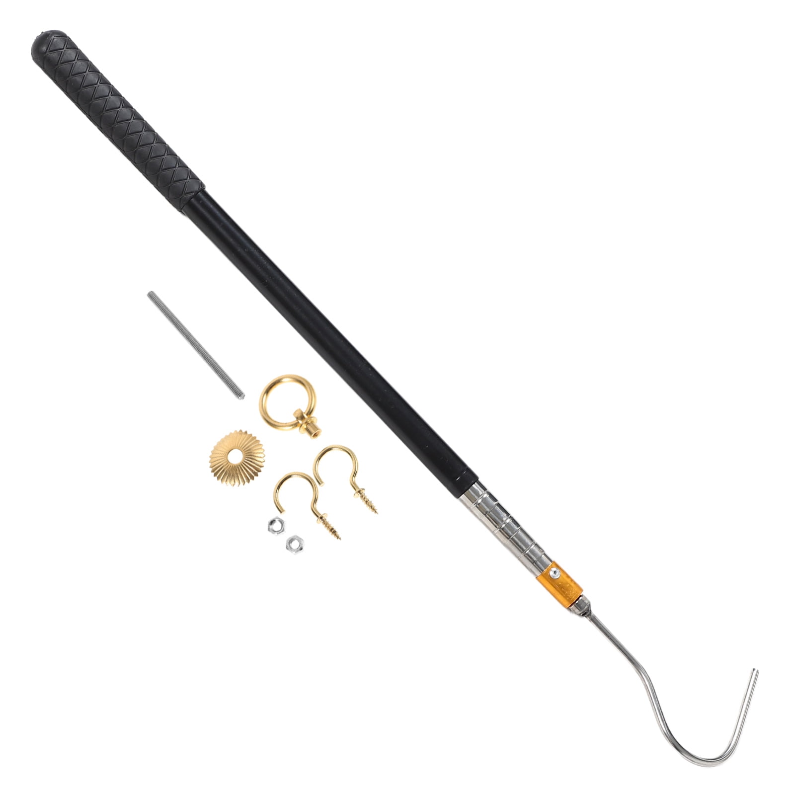 WORGEOUS 1 Set Ladder Pull Down System Kit Attic Pull System Hook Set ...