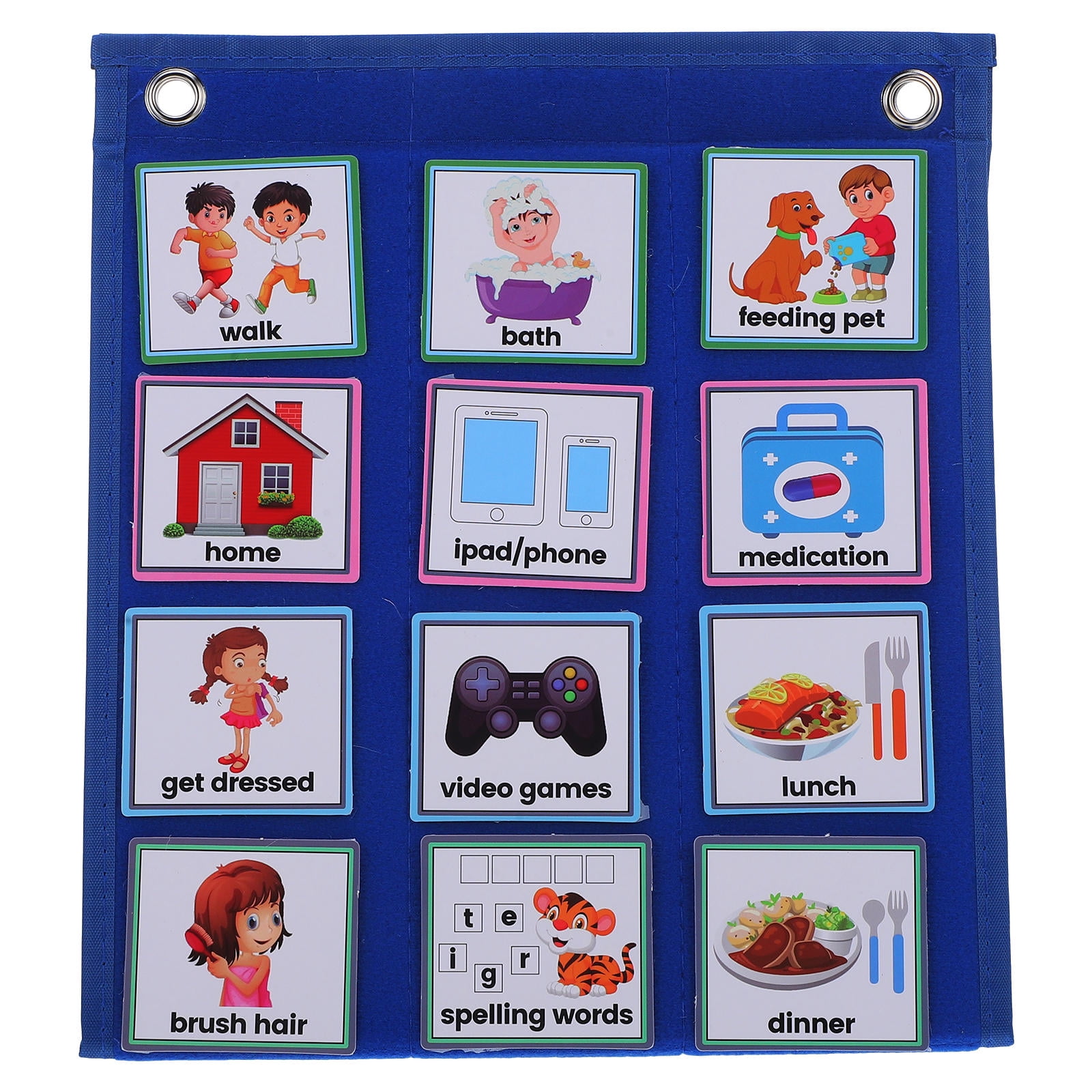 WORGEOUS 1 Set Multi Color Kids Task Chart for Classroom Use Behavior ...