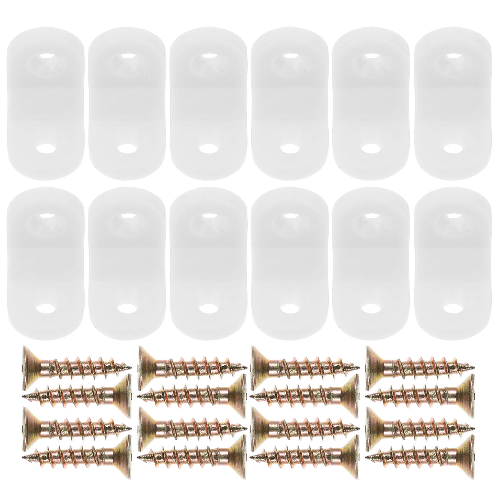 WORGEOUS 1 Set Plastic Angle Shelf Supports Universal Furniture Corner ...