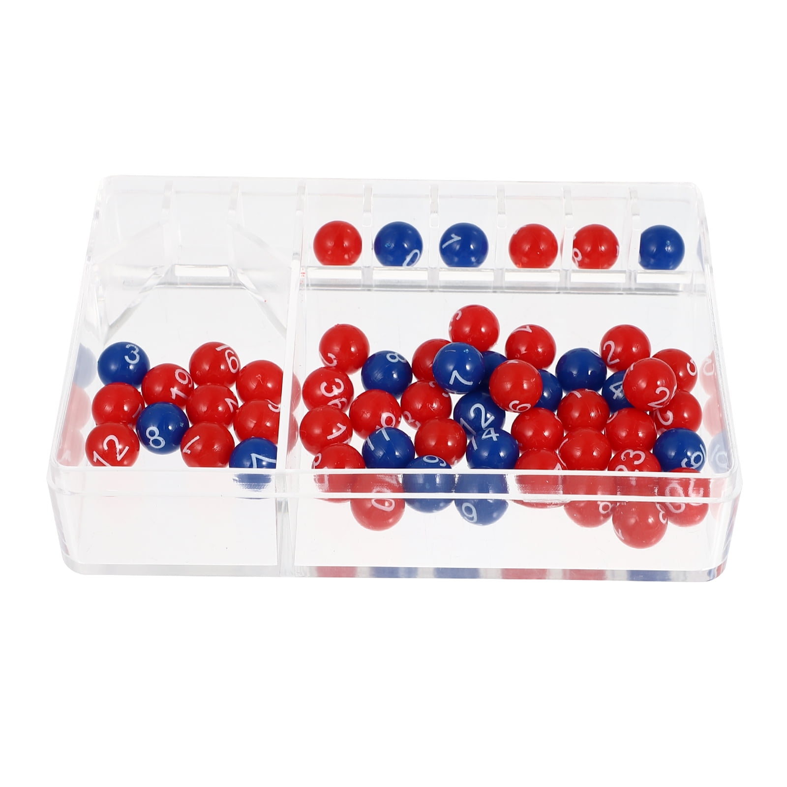 WORGEOUS 1 Set Plastic Bingo -Pong Balls Raffle Game Balls Colorful ...