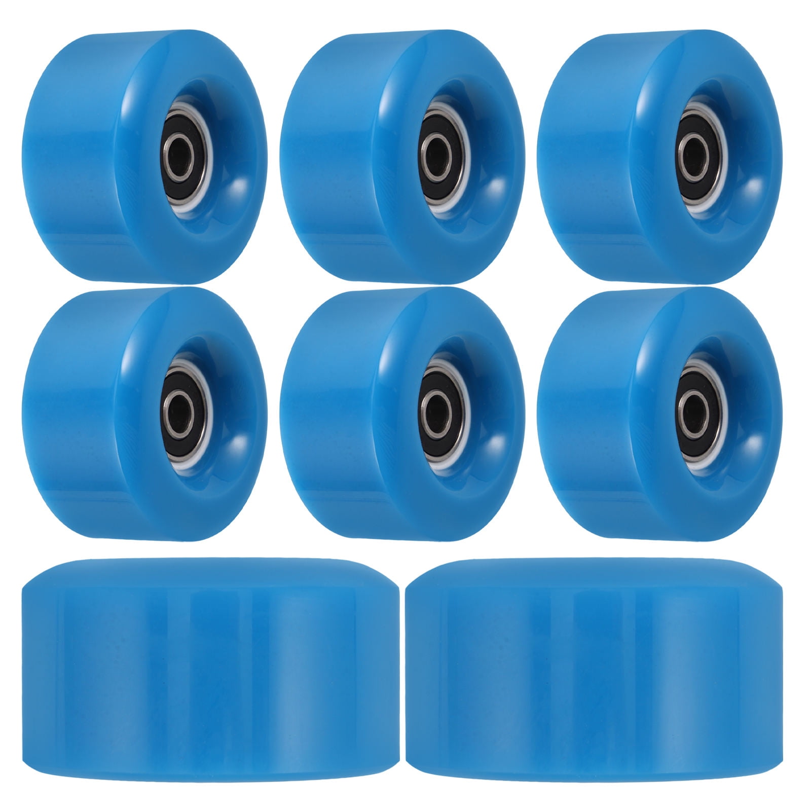 WORGEOUS 1 Set Roller Skate Replacement Wheels Skateboard Wheels Double ...
