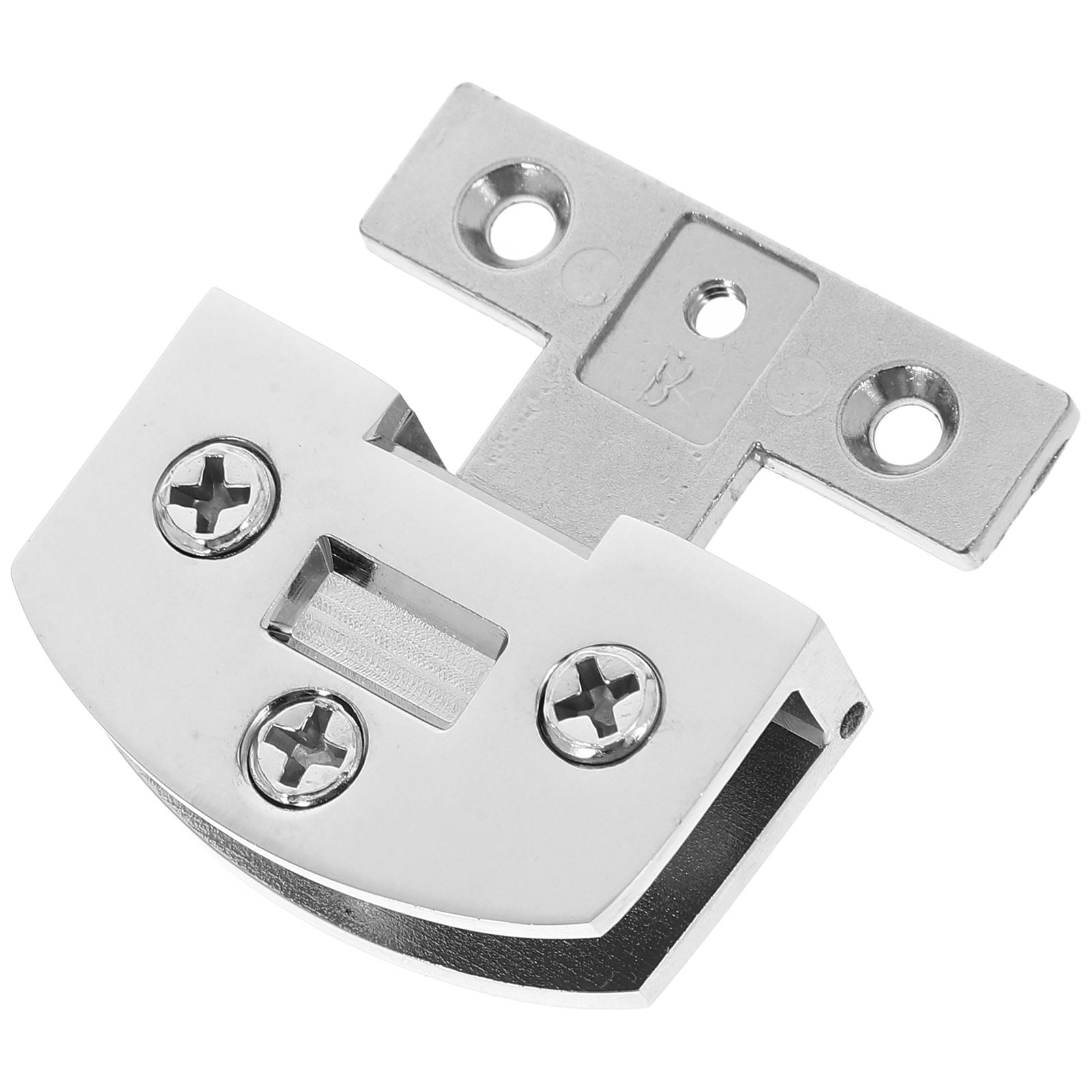 WORGEOUS 1 Set Showcase Glass Hinges Cupboards Glass Hinges Frameless ...