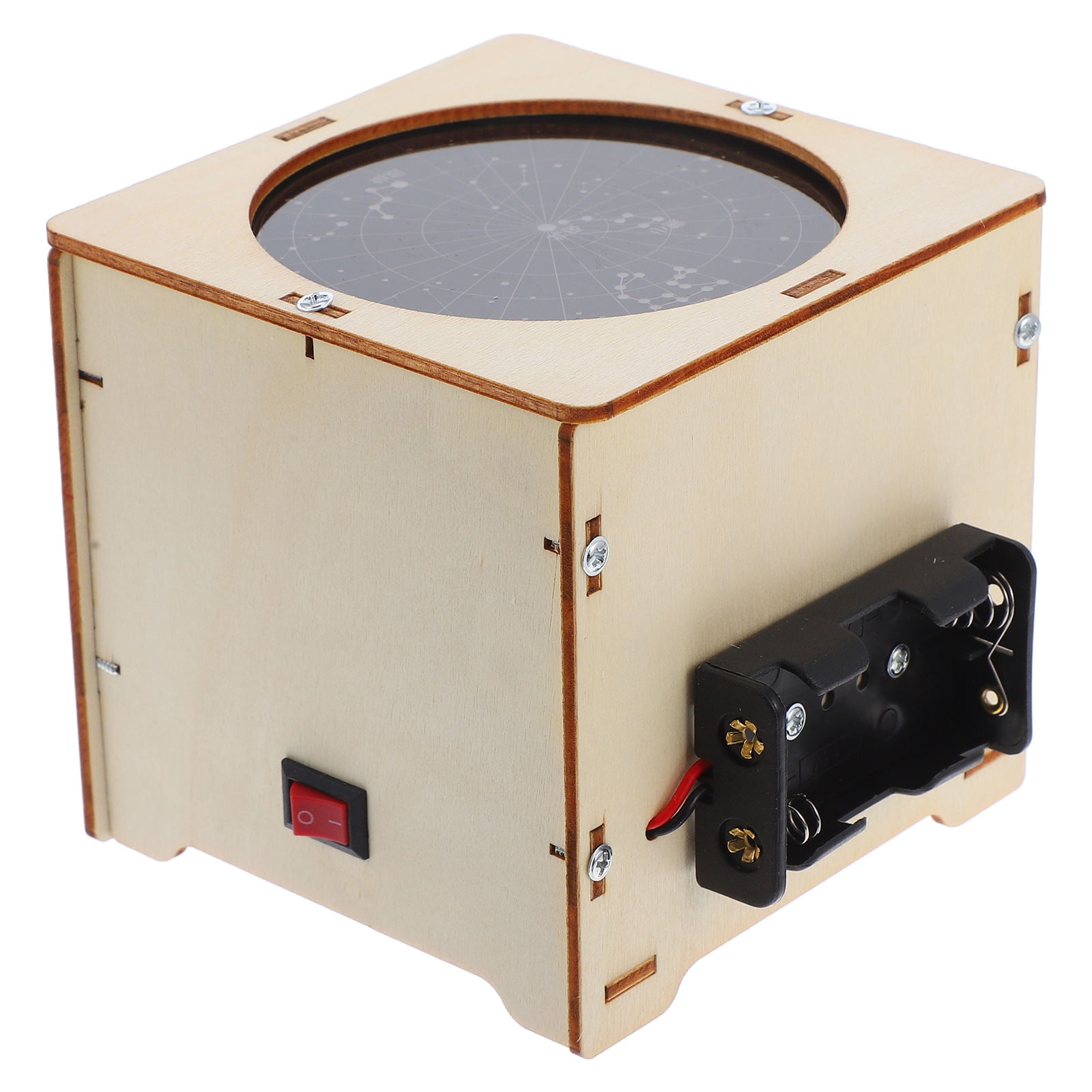 WORGEOUS 1 Set Of Small Wood Star Light Self-assembly Wood Projector ...