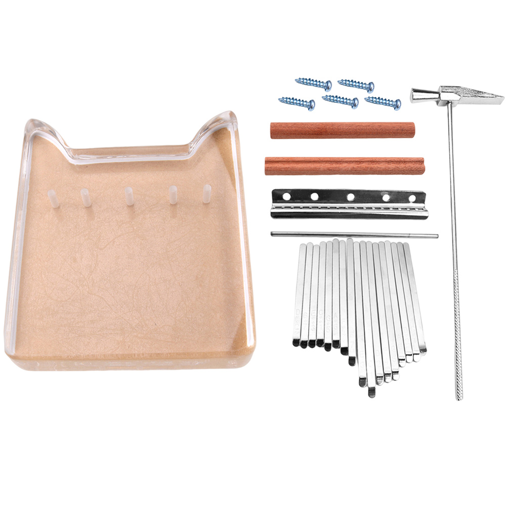 WORGEOUS 1 Set Thumb Piano 17 Keys Kalimba Beginner Adult Kalimba ...