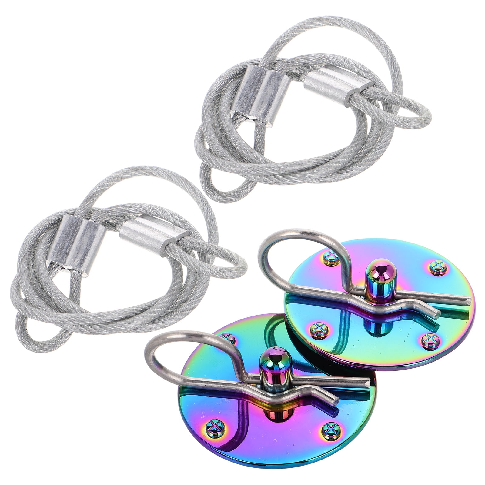 WORGEOUS 1 Set Universal Aluminum Car Bonnet Hood Pin Lock Accessory ...