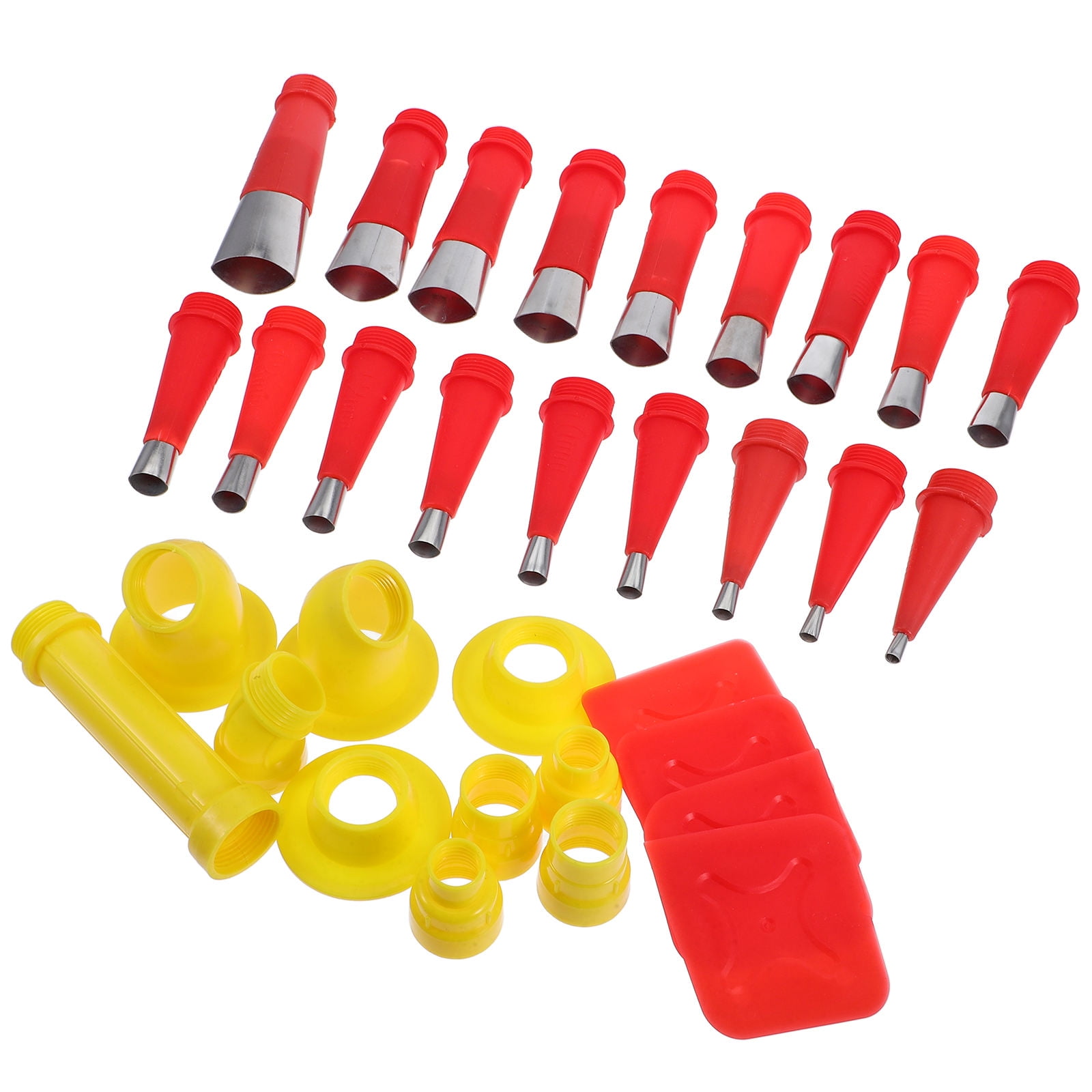 WORGEOUS 1 Set Universal Integrated Rubber Nozzle Tool Kit Caulking ...