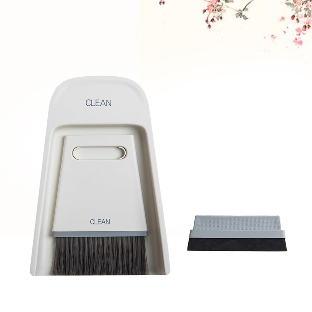 WORGEOUS 1 Set of Desktop Cleaning Tools Mini Broom Dustpan Wiper ...