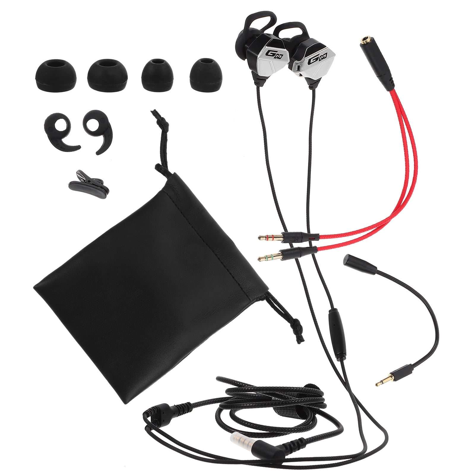 WORGEOUS 1 Set of Gaming Earphone Wired Earbuds Stereo Gaming Earbuds ...