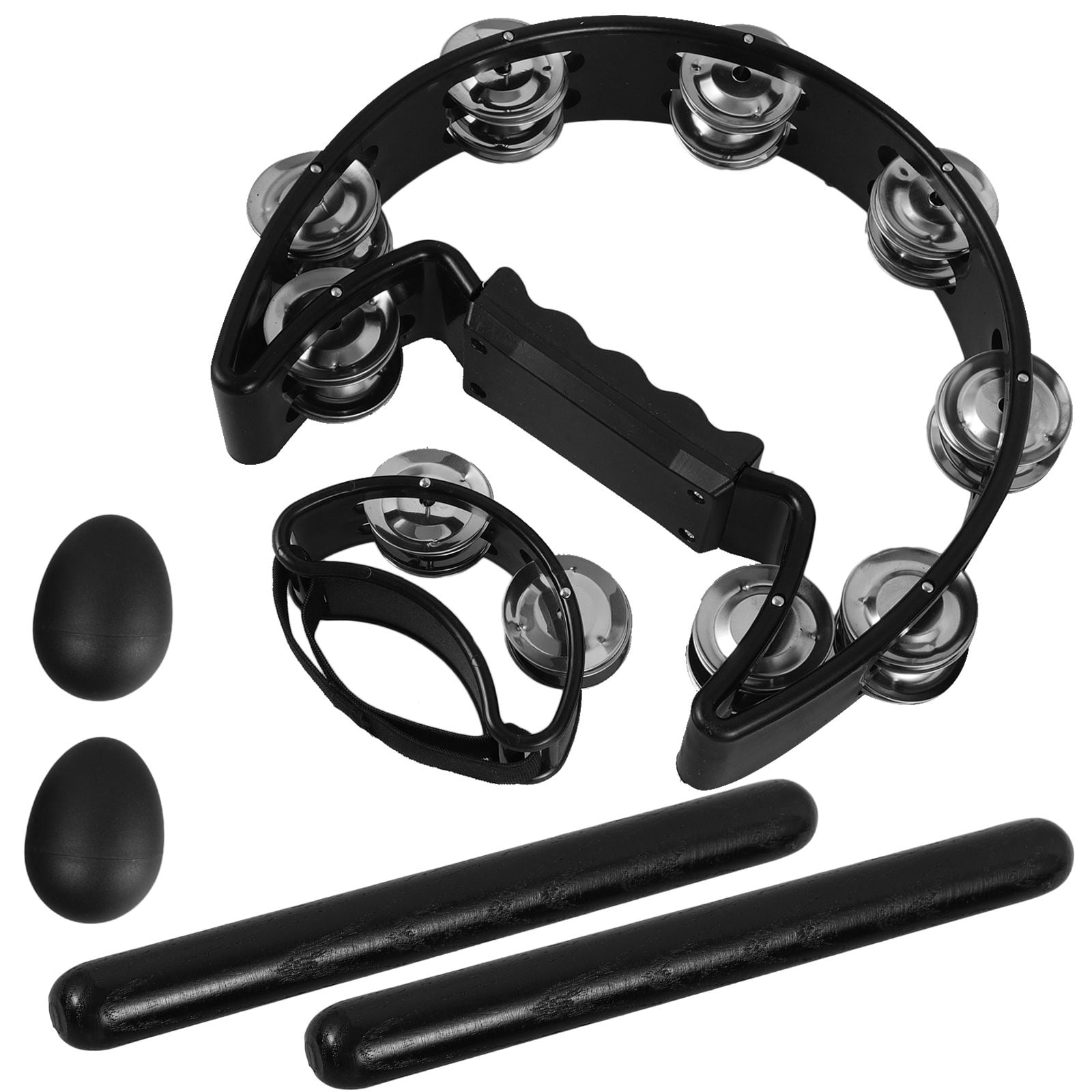 WORGEOUS 1 Set of Hand Bell Prop Rhythm Rods Shaking Eggs Foot Bell ...