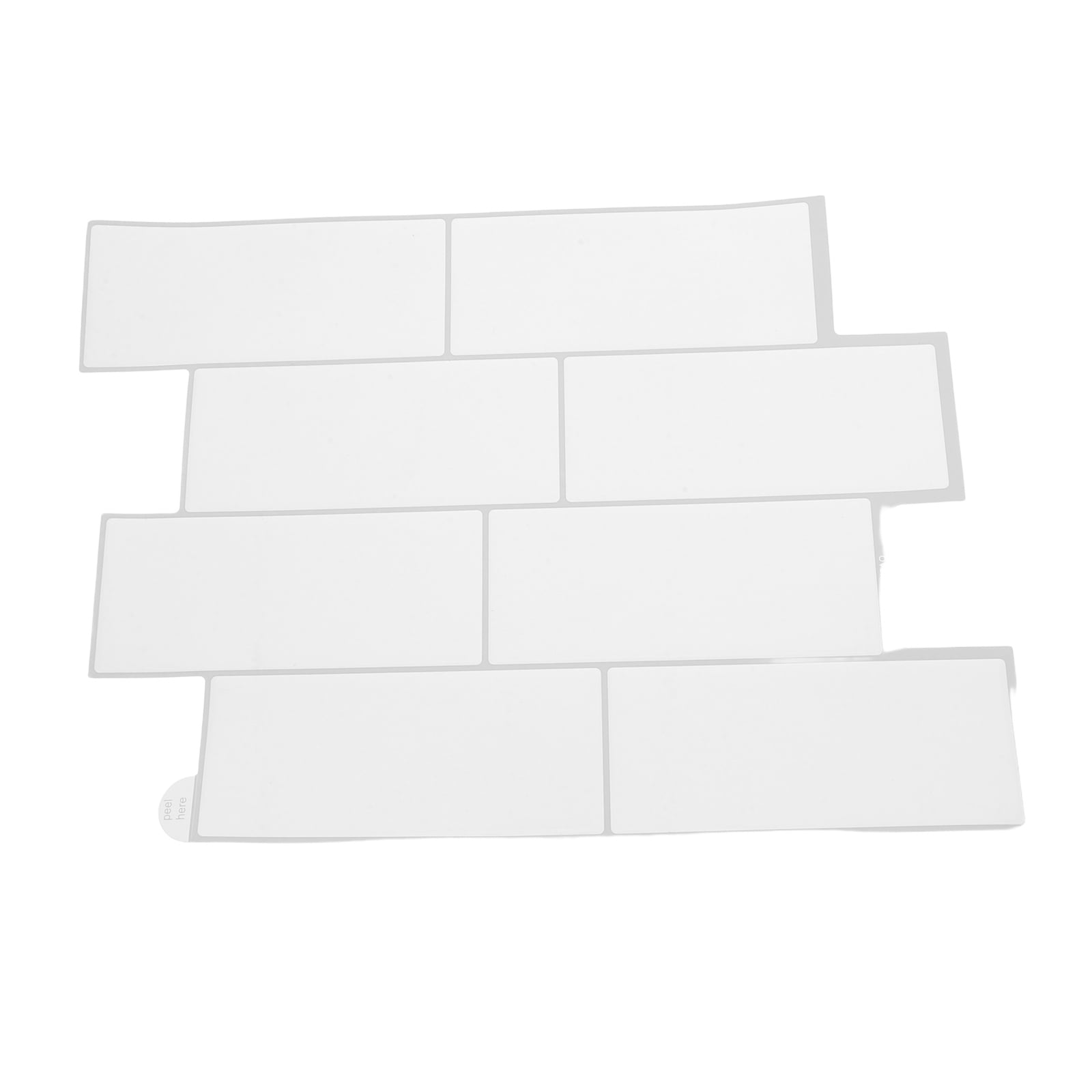 WORGEOUS 1 Sheet Of Three-Dimensional 3d Stickers Kitchen Backsplash ...