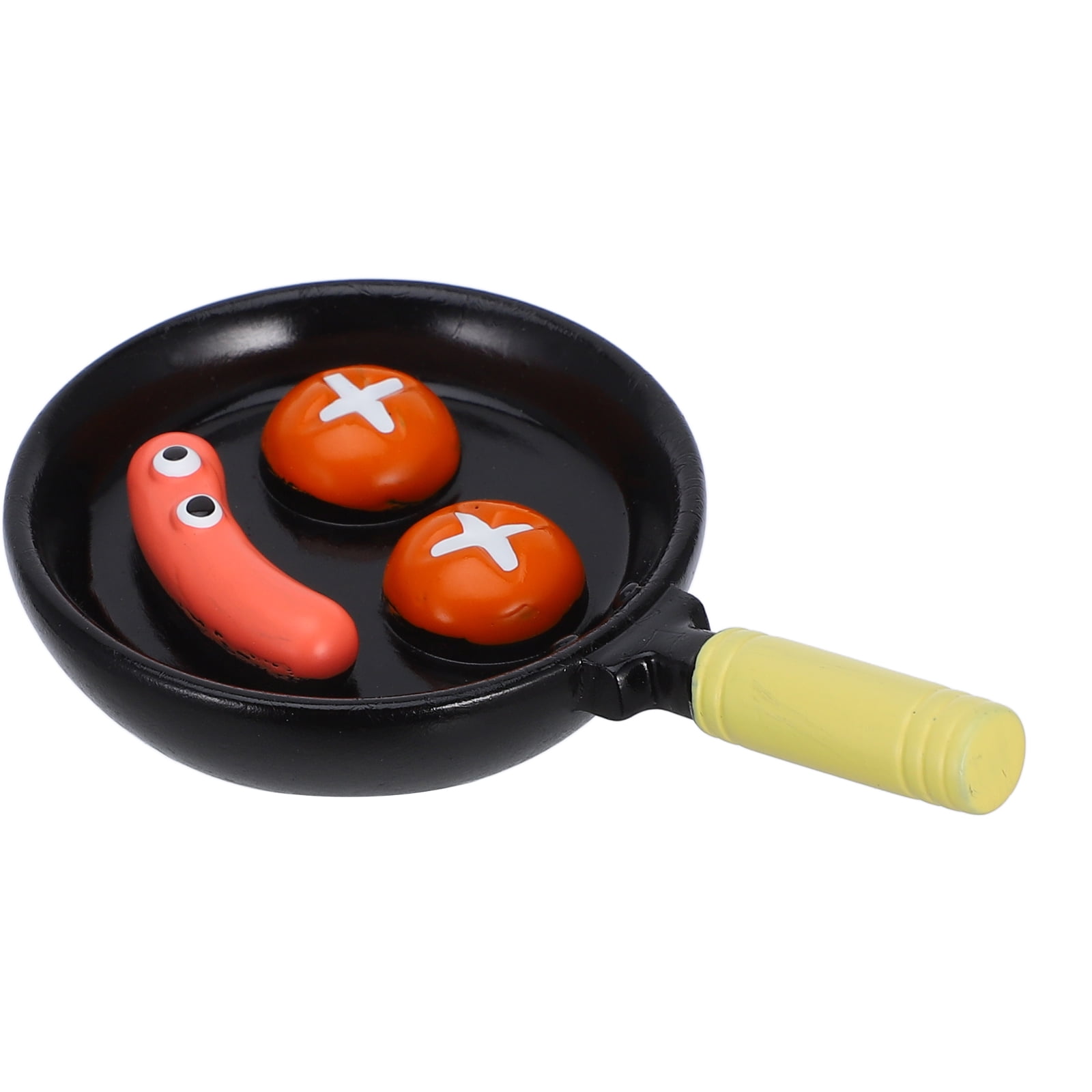 WORGEOUS 1 set of Mini House Frying Pan Small Pan Miniature Sausage ...