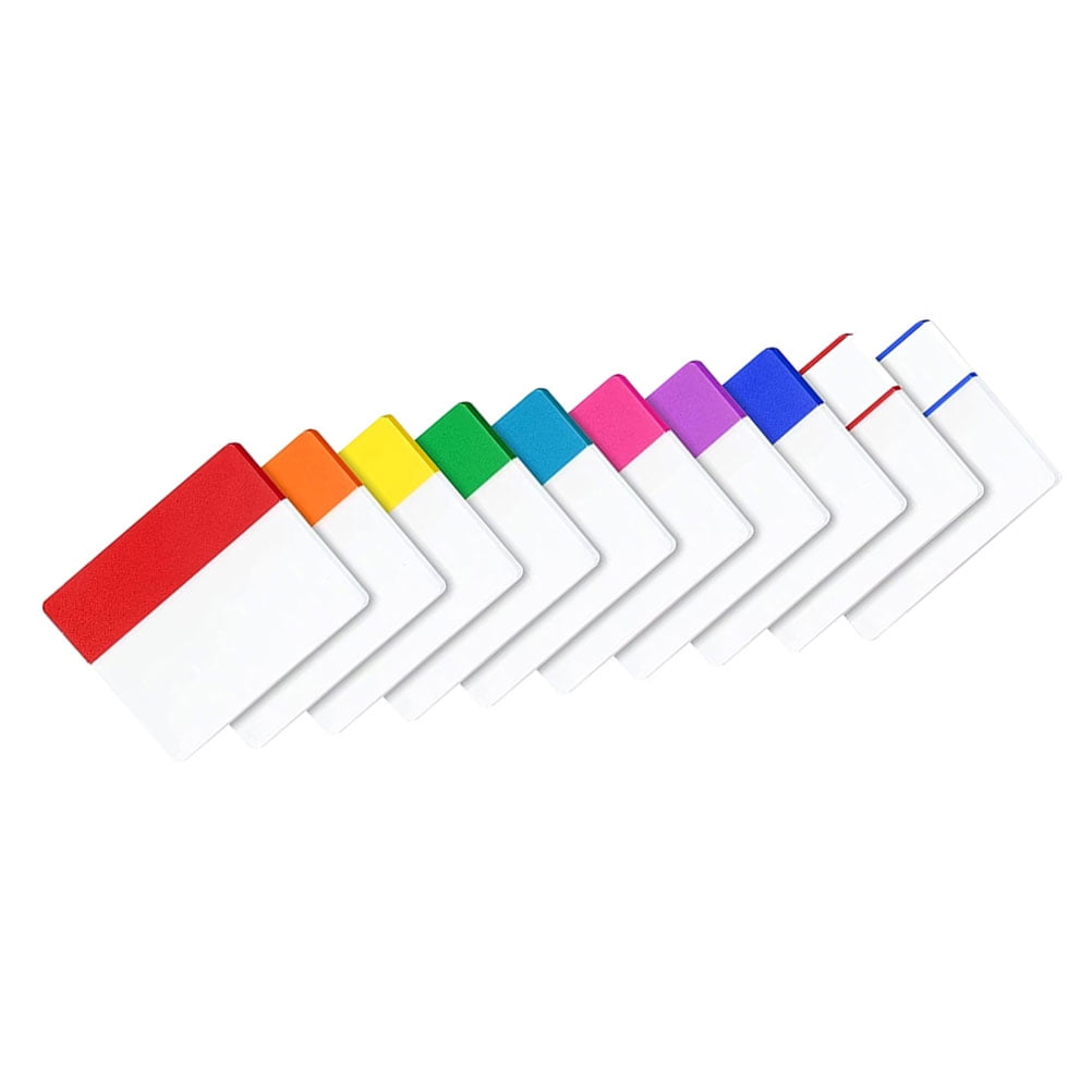 WORGEOUS 10 Books Of Tabs Sticky Tabs Sticky Tabs For Notebooks Paper ...