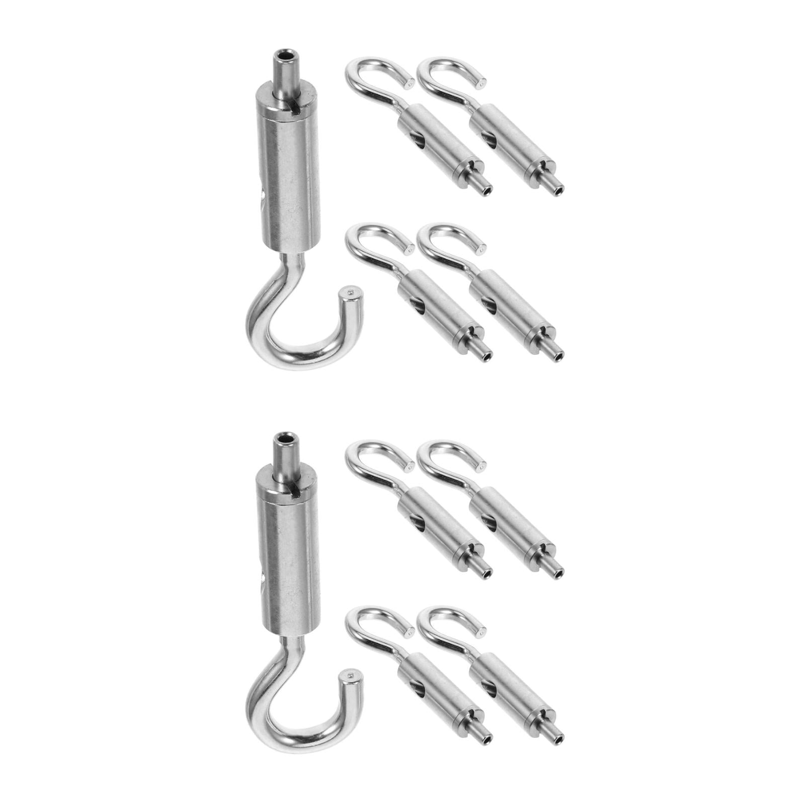 WORGEOUS 10 PCS Brass Hook And Eye Turnbuckle Adjustable Wire Rope ...
