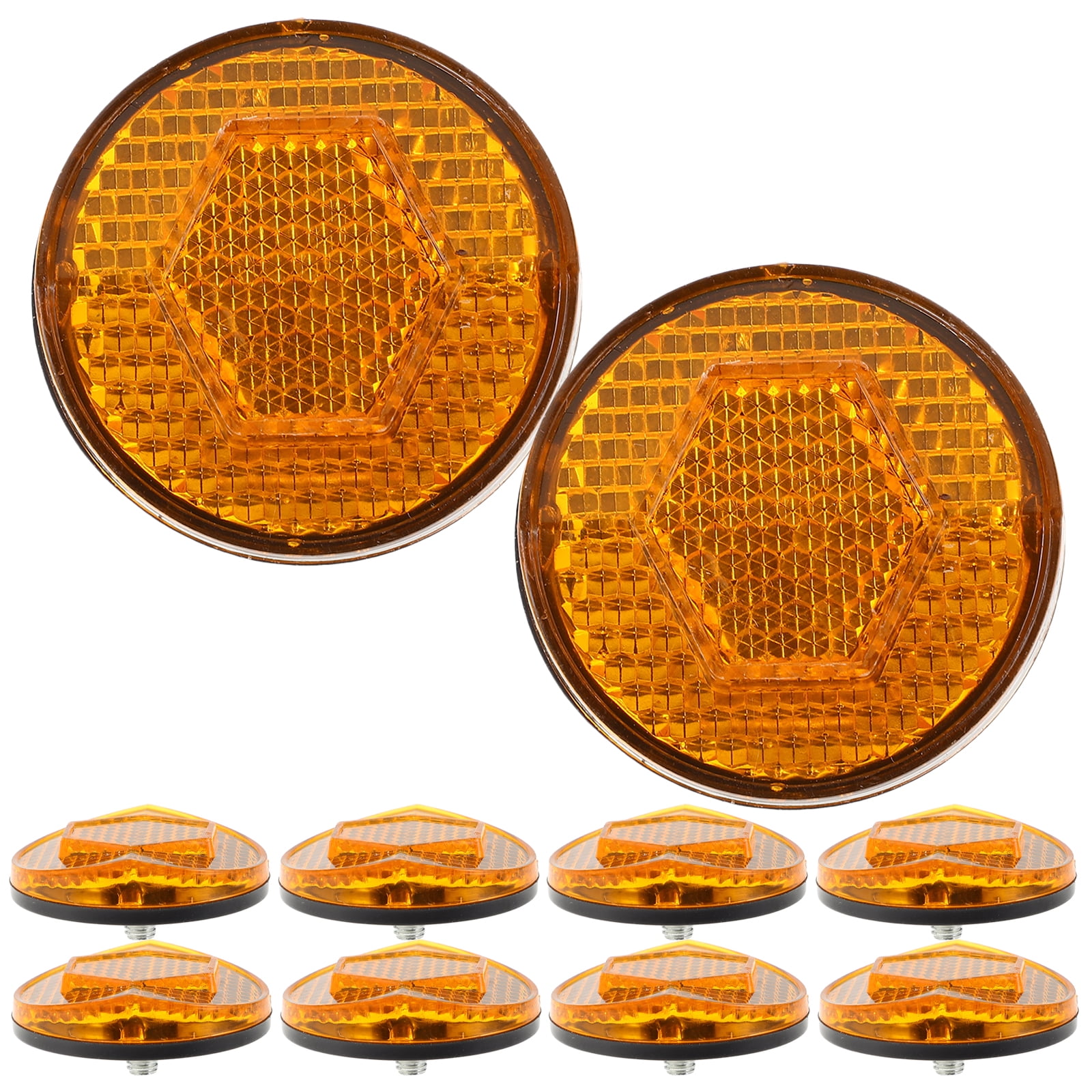 WORGEOUS 10 PCS Reflector Motorcycle Side Reflectors for Bicycles ...