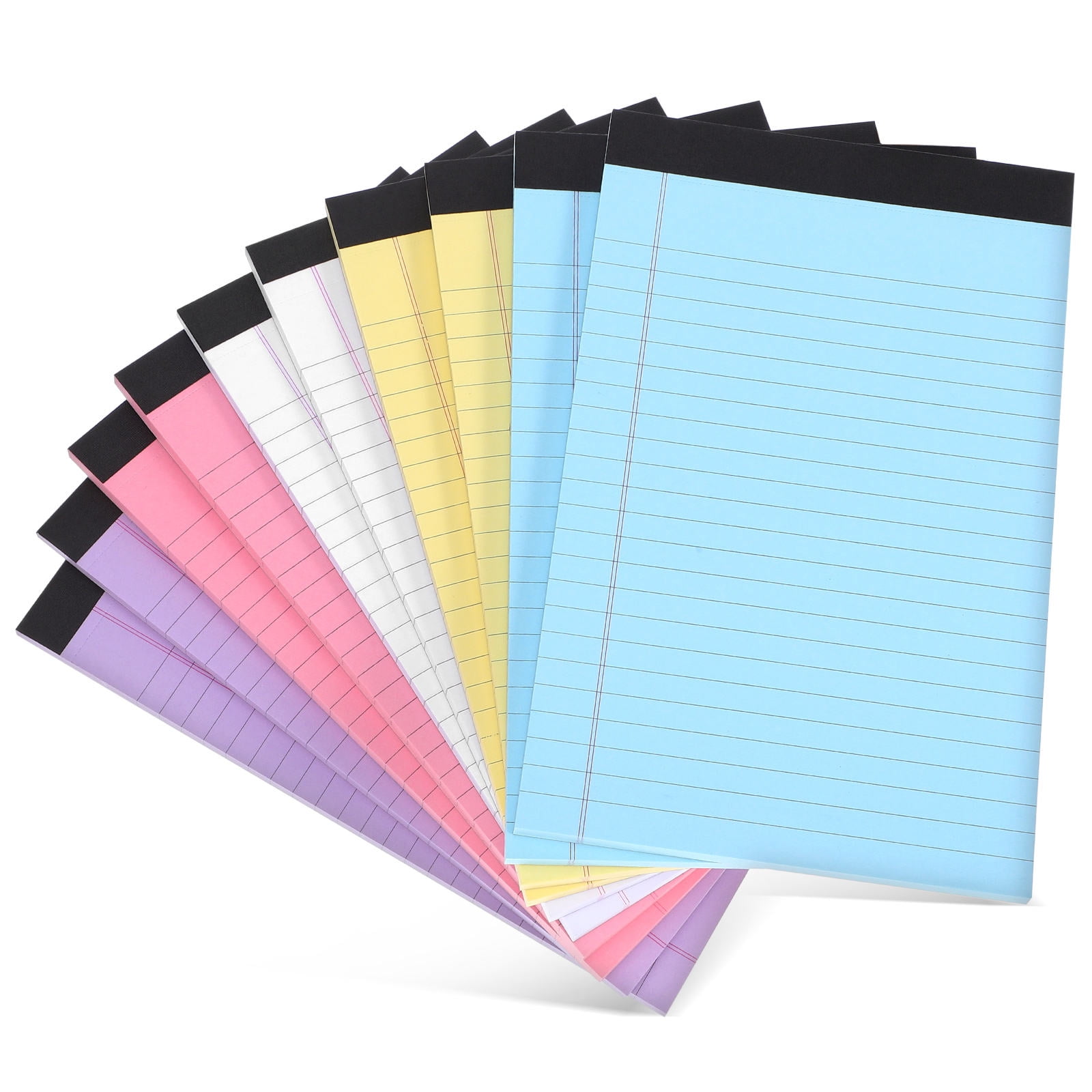WORGEOUS 10 Pack Legal Pads Small Notebook Scratch Pad Writing Pads ...