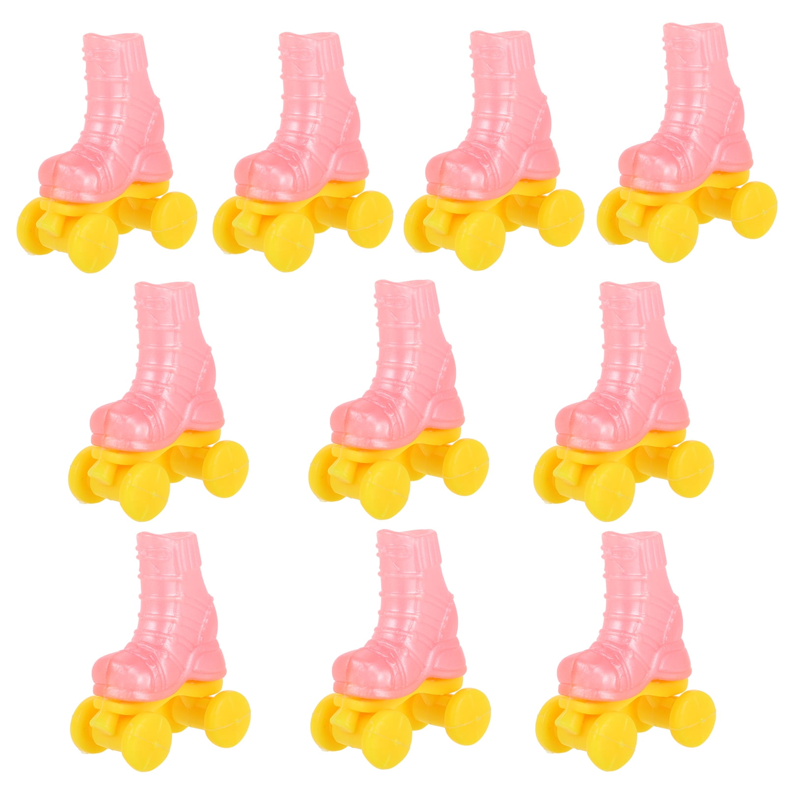 WORGEOUS 10 Pairs Tiny House Accessories Kids Pretend Toys Roller ...