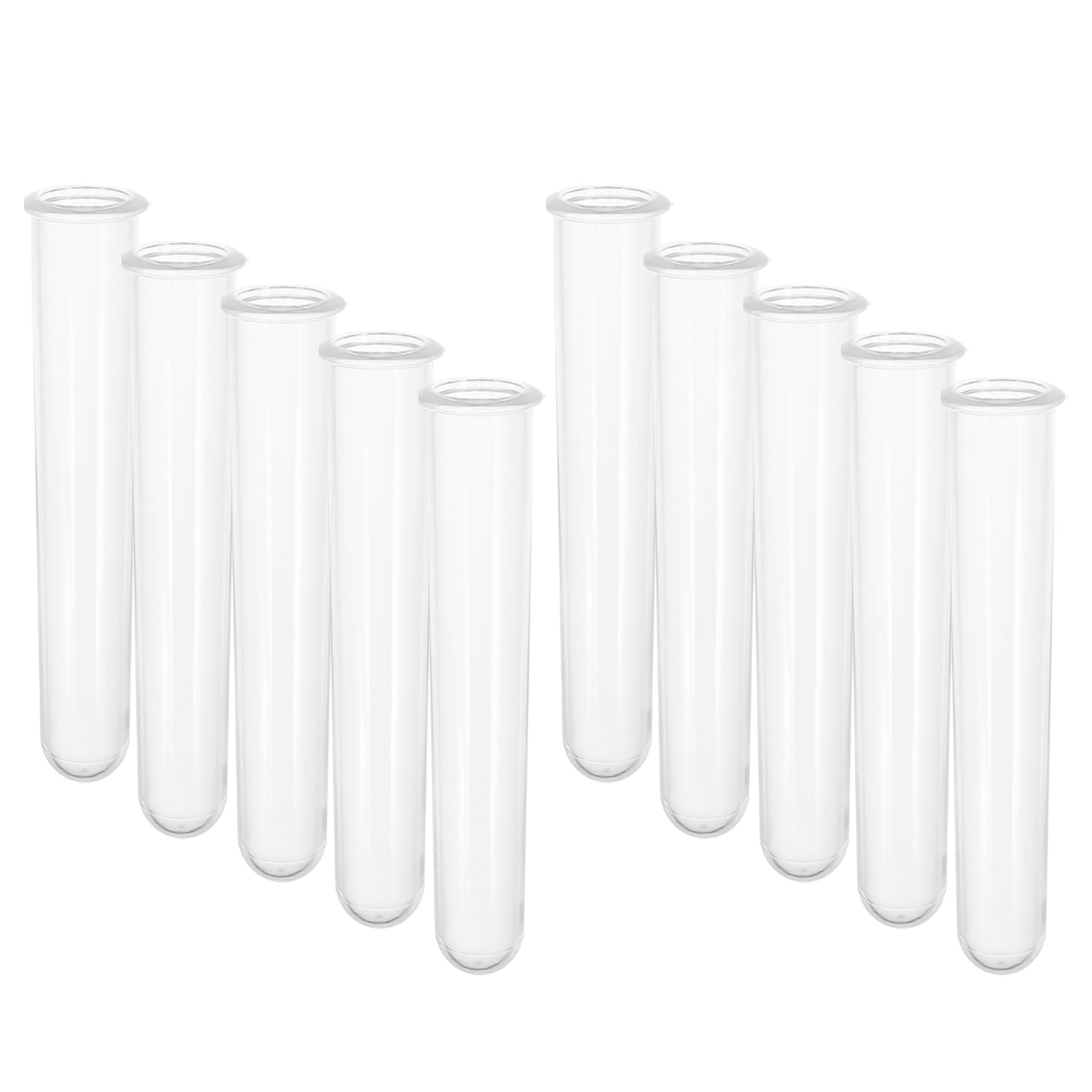 WORGEOUS 10 Pcs Acrylic Test Tubes Flower Test Tubes For Plants ...