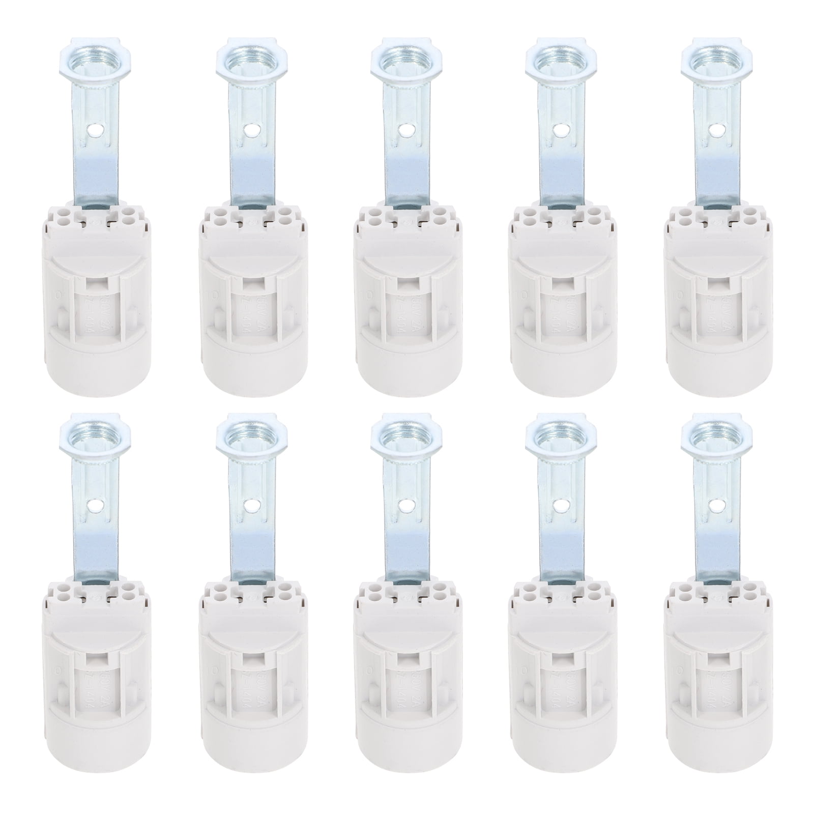 WORGEOUS 10 Pcs Candle Lamp Base Sockets Light Bulb Holders Candelabra ...