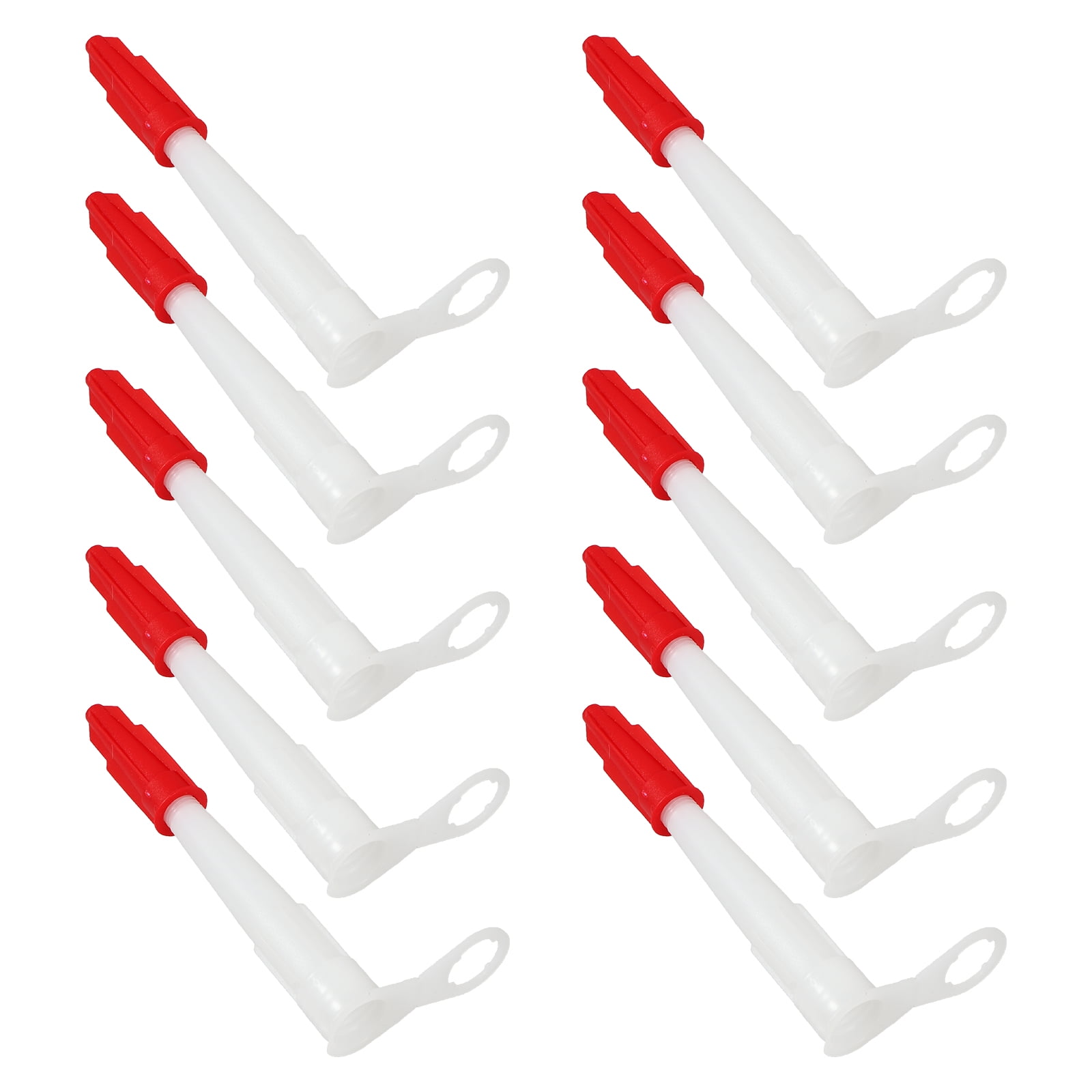 WORGEOUS 10 Pcs Caulk Caps Nozzle Glue Nozzles Ac Window Seal Caulking ...