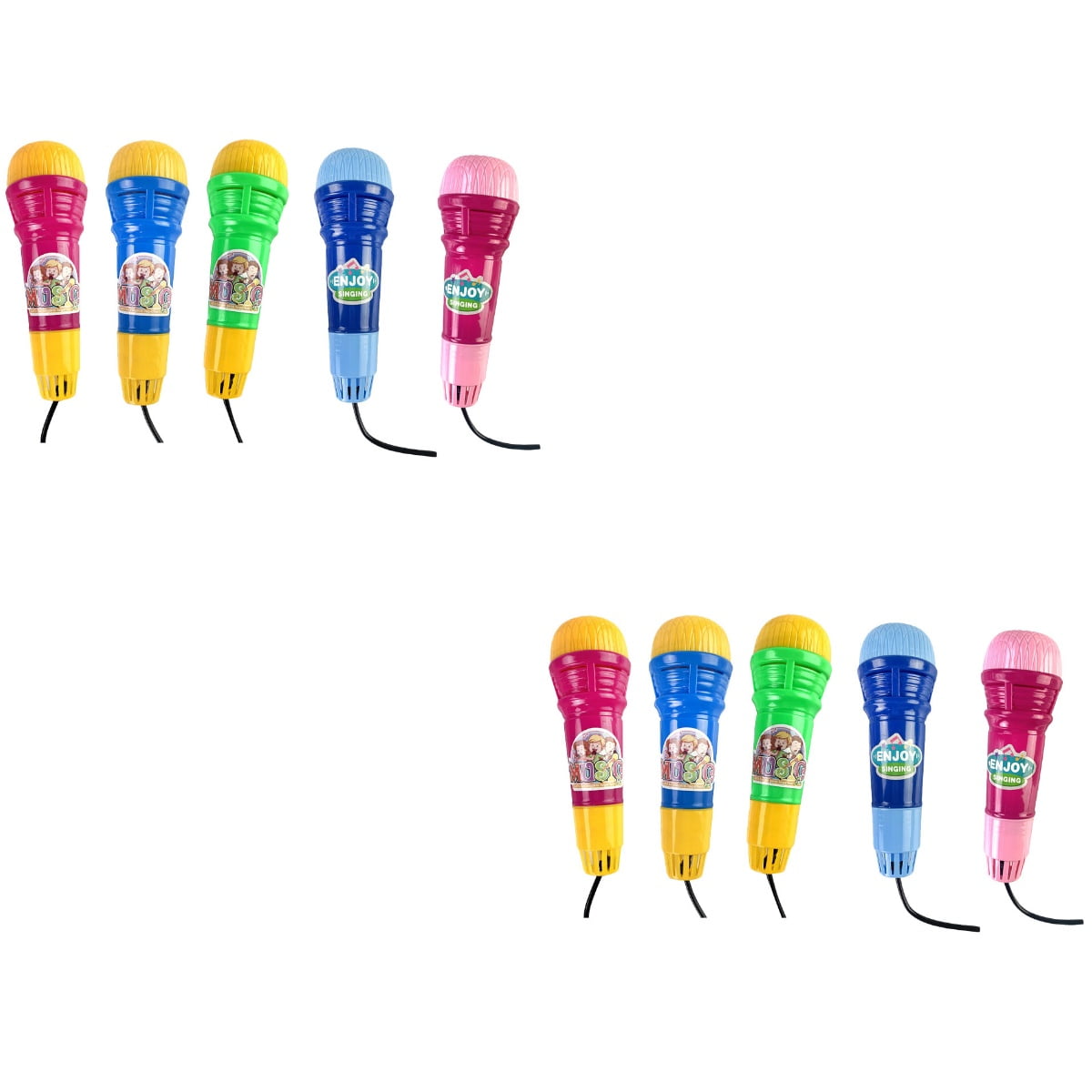 WORGEOUS 10 Pcs Child Enlightening Educational Toys Echo Microphones ...