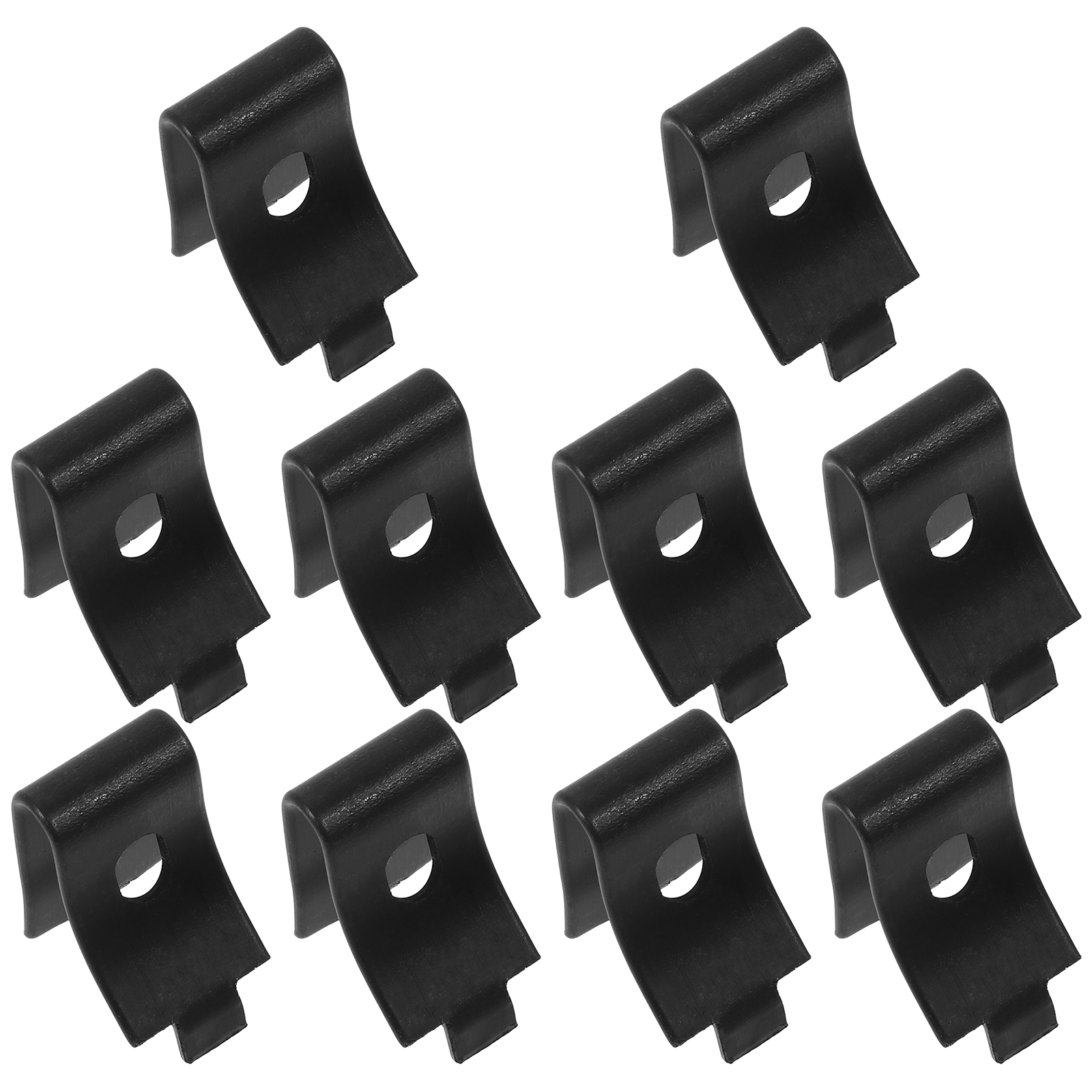 WORGEOUS 10 Pcs Clamp Folding Shelf Brackets Stainless Steel Partition ...