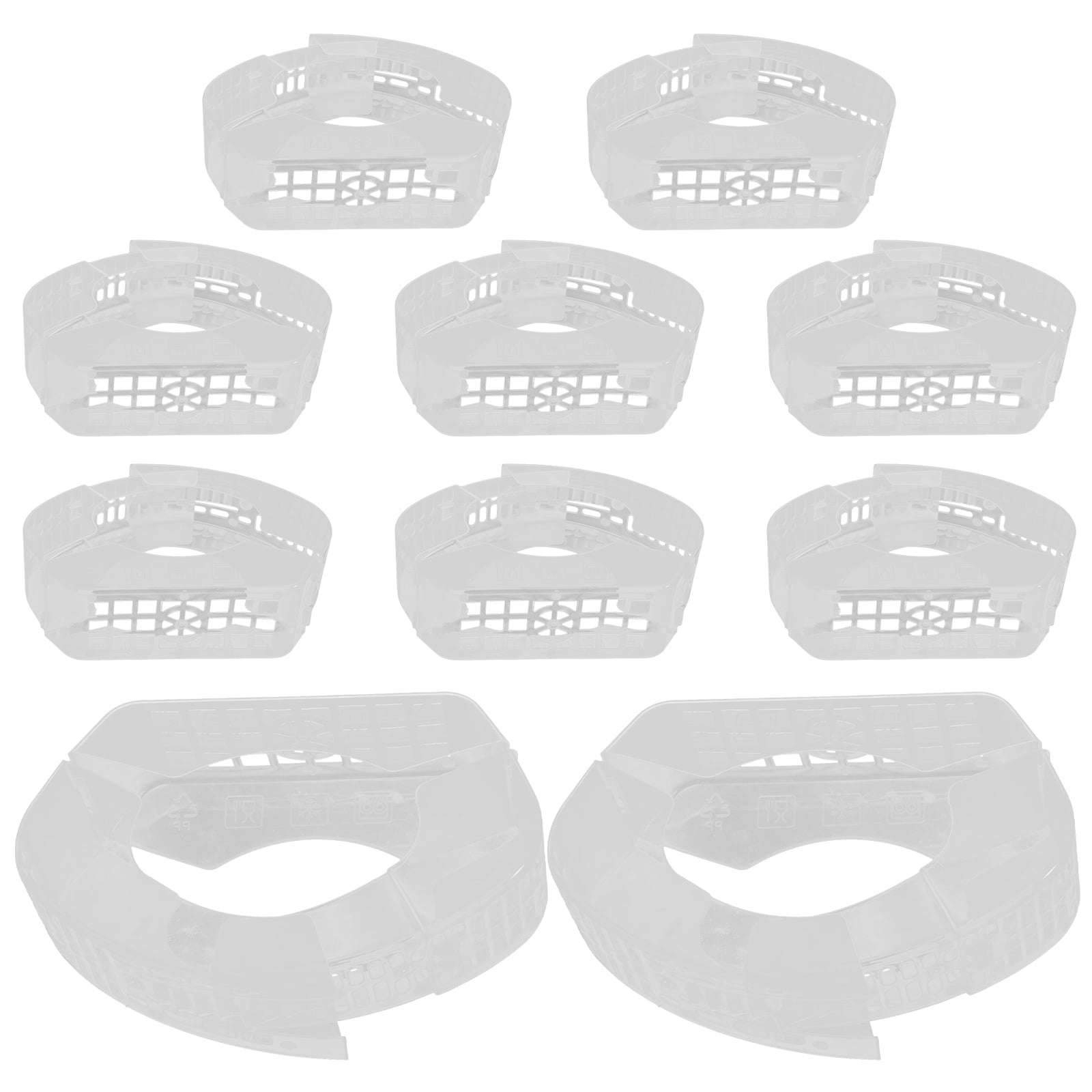 WORGEOUS 10 Pcs Crab Plastic Package Box Hairy Crab Fast Packaging ...