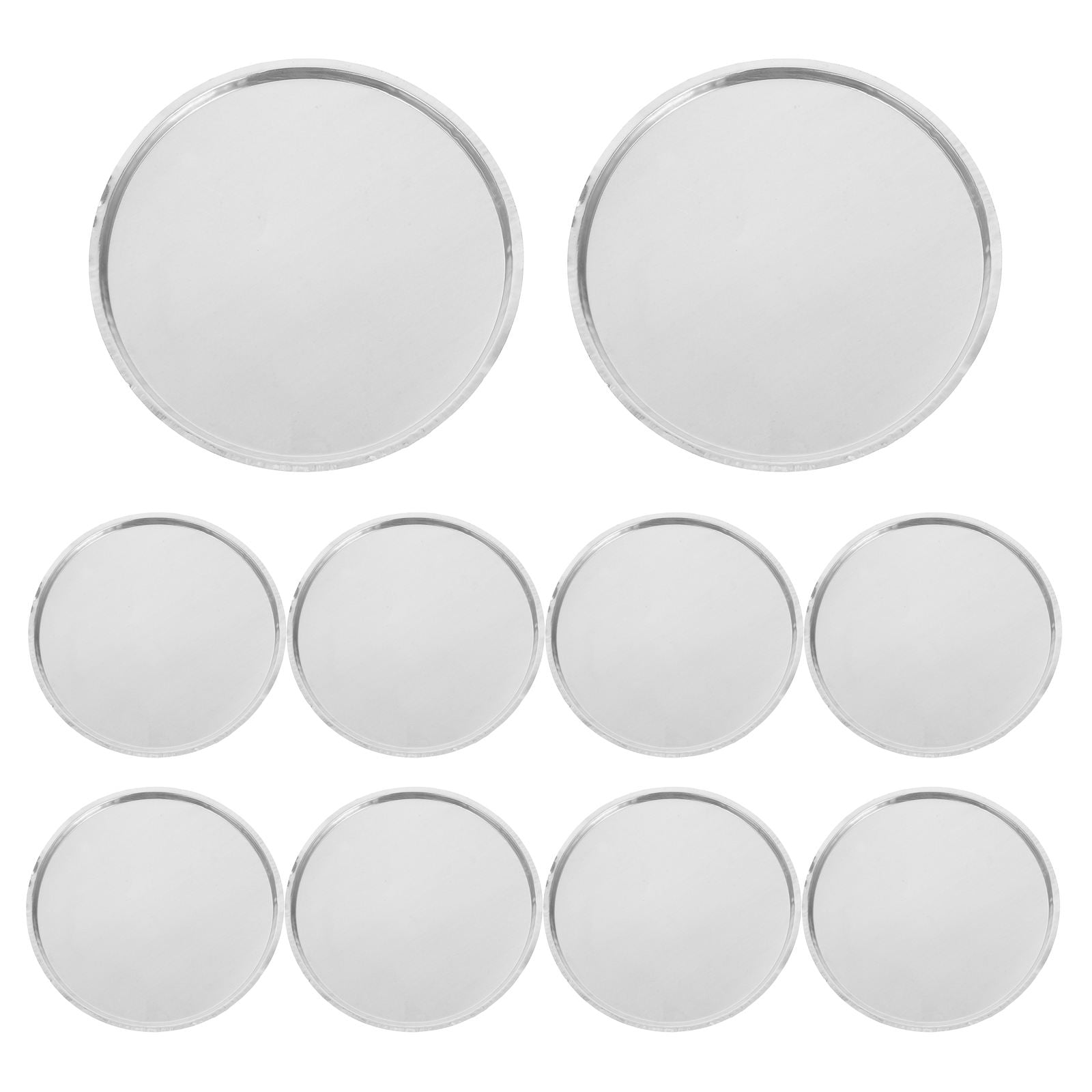 WORGEOUS 10 Pcs Laboratory Weighing Dishes Precision Measuring Trays ...