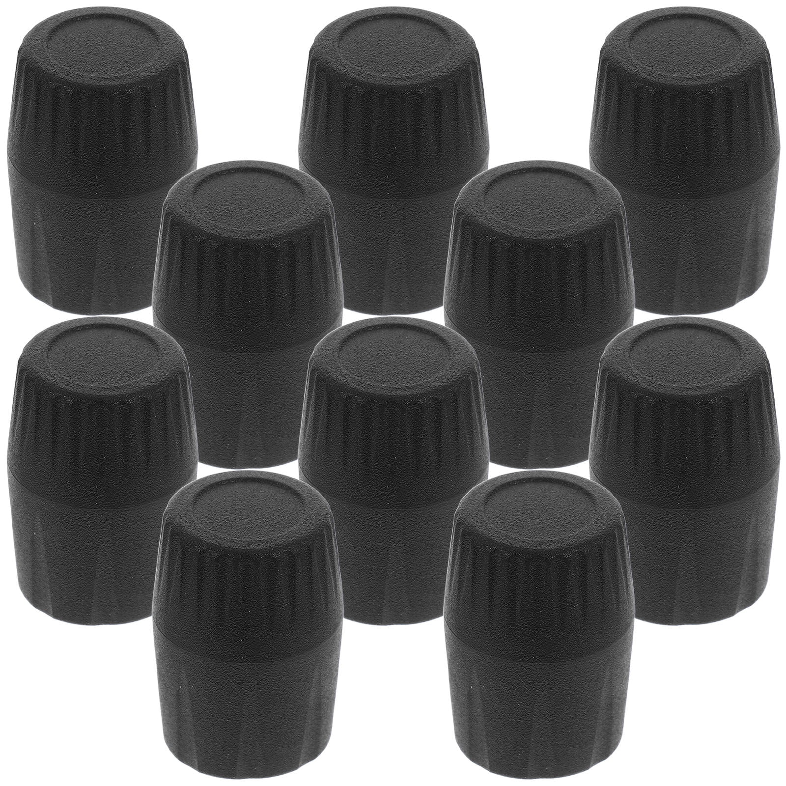 WORGEOUS 10-Pack Microphone Stand Plastic End Caps Durable Mic Rack Leg ...