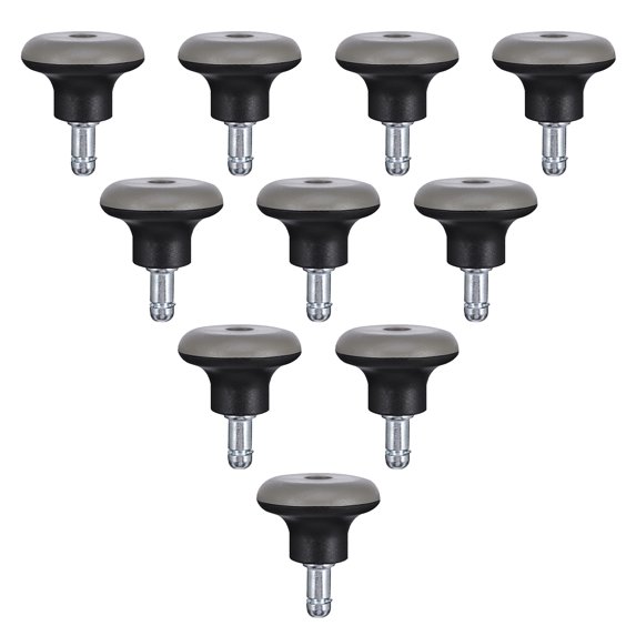 WORGEOUS 10 Pcs Office Chair Wheel Caster Mat Fixed Feet Leg Floor ...