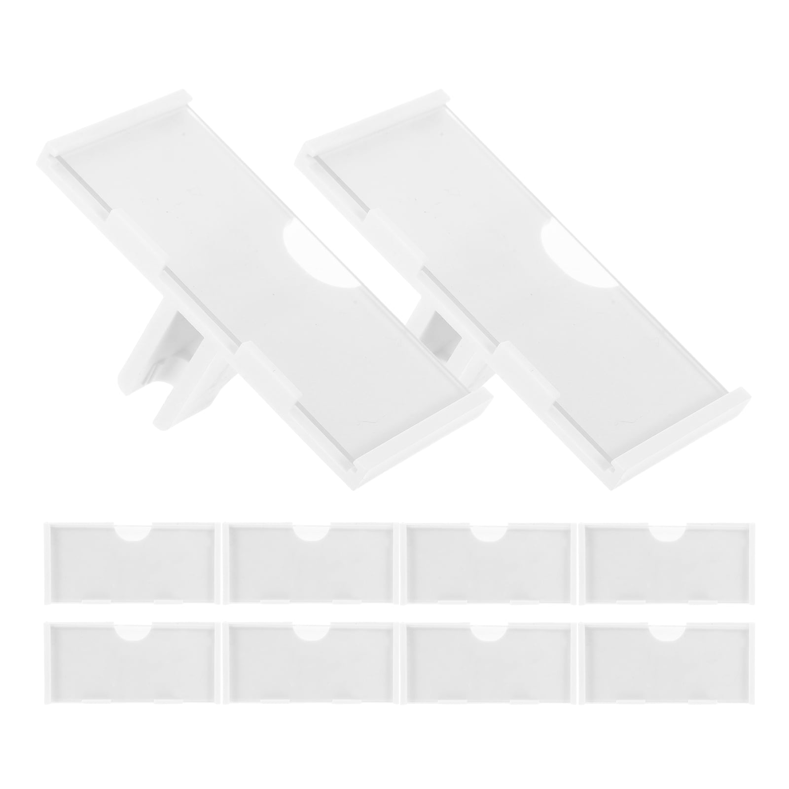WORGEOUS 10 Pcs Price Card Holder for Retail Shelf Label Clips Pantry ...