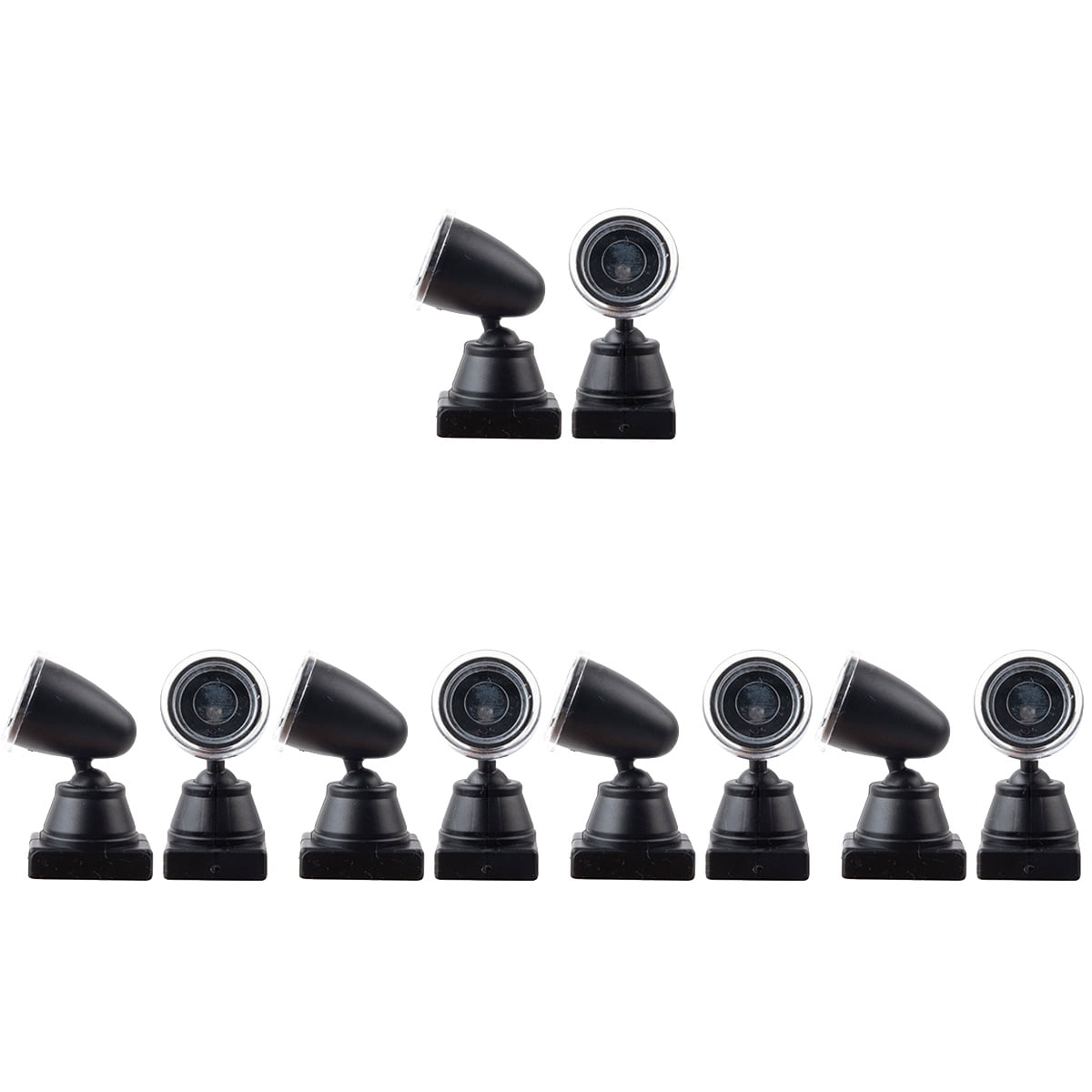 WORGEOUS 10 Pcs Railroad Train Mini Signal Light Model Train Layout ...