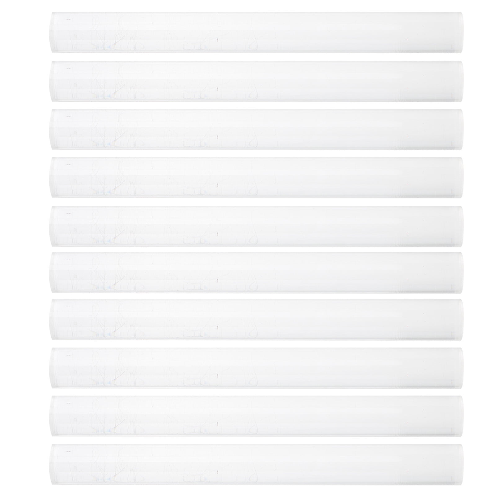 WORGEOUS 10 Pcs Rollers Acrylic Rod Clear Clay Rolling Rods - Walmart.com