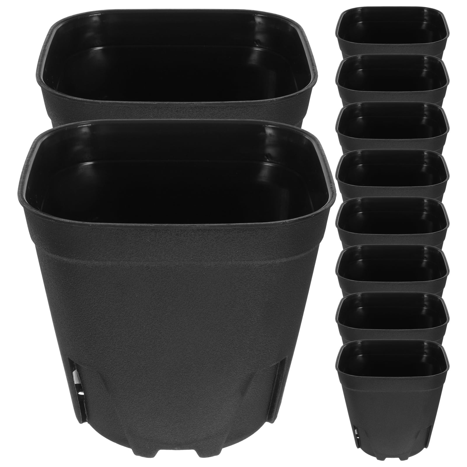 WORGEOUS 10 Pcs Root Control Square Pot Plant Large Saucer Floral ... WORGEOUS 10 Pcs Root Control Square Pot Plant Large Saucer Floral ...