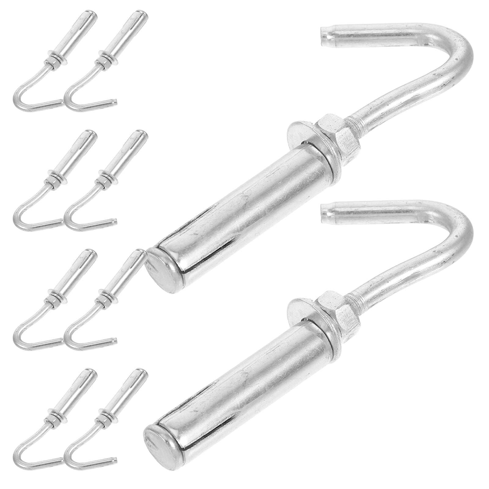 WORGEOUS 10 Pcs Stainless Steel Expansion Hook Heavy Duty Concrete Wall ...