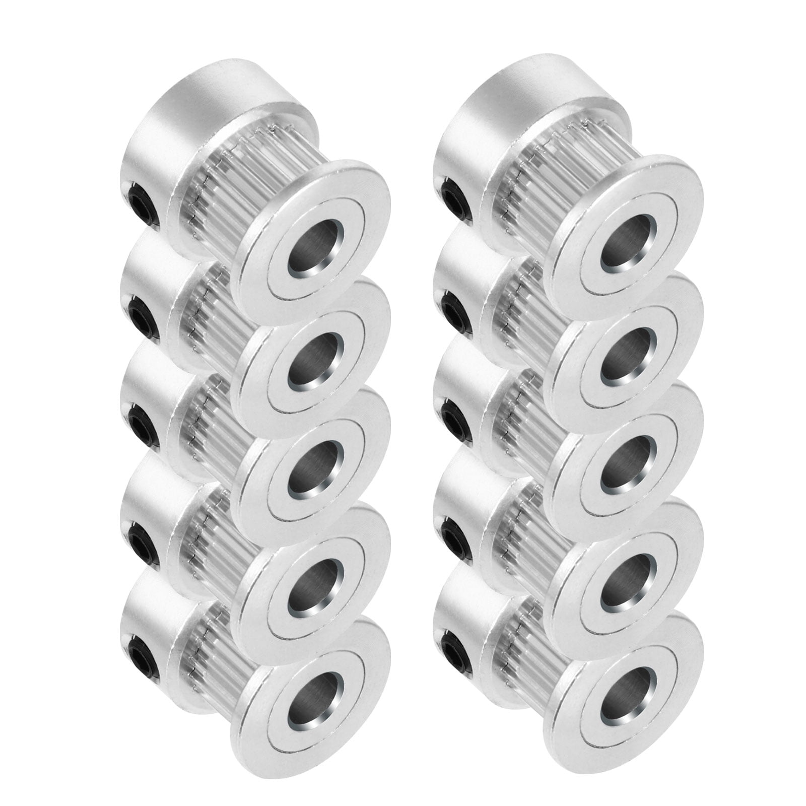 WORGEOUS 10 Pcs Stepper Motor Pulley Synchronous Belt Go Kart Clutch ...