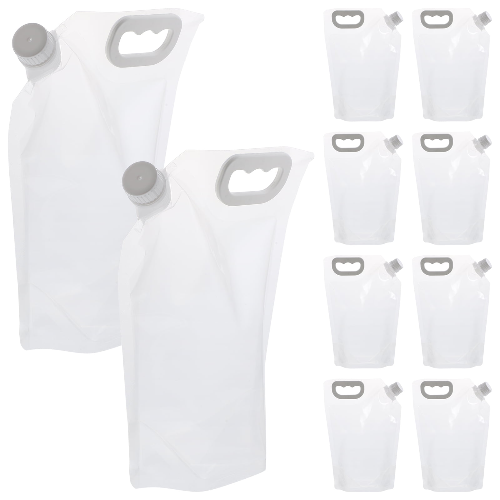 WORGEOUS 10 Pcs Suction Bag Storage Packaging Rice Dispenser Food ...