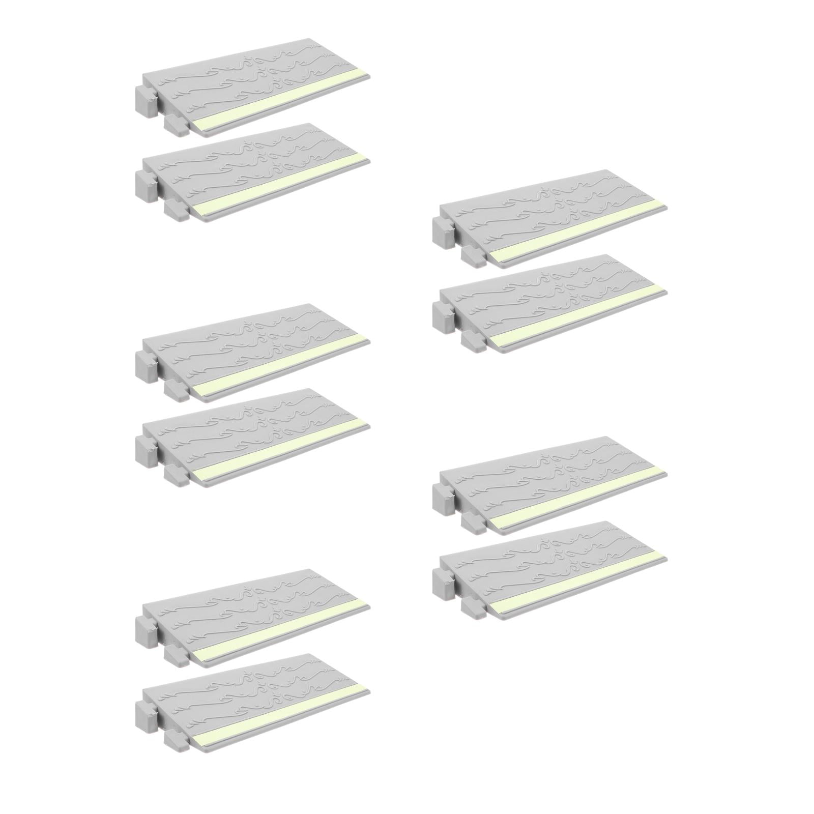 WORGEOUS 10 Pcs Threshold Ramp Rise Threshold Ramp Doorway Wheelchair ...