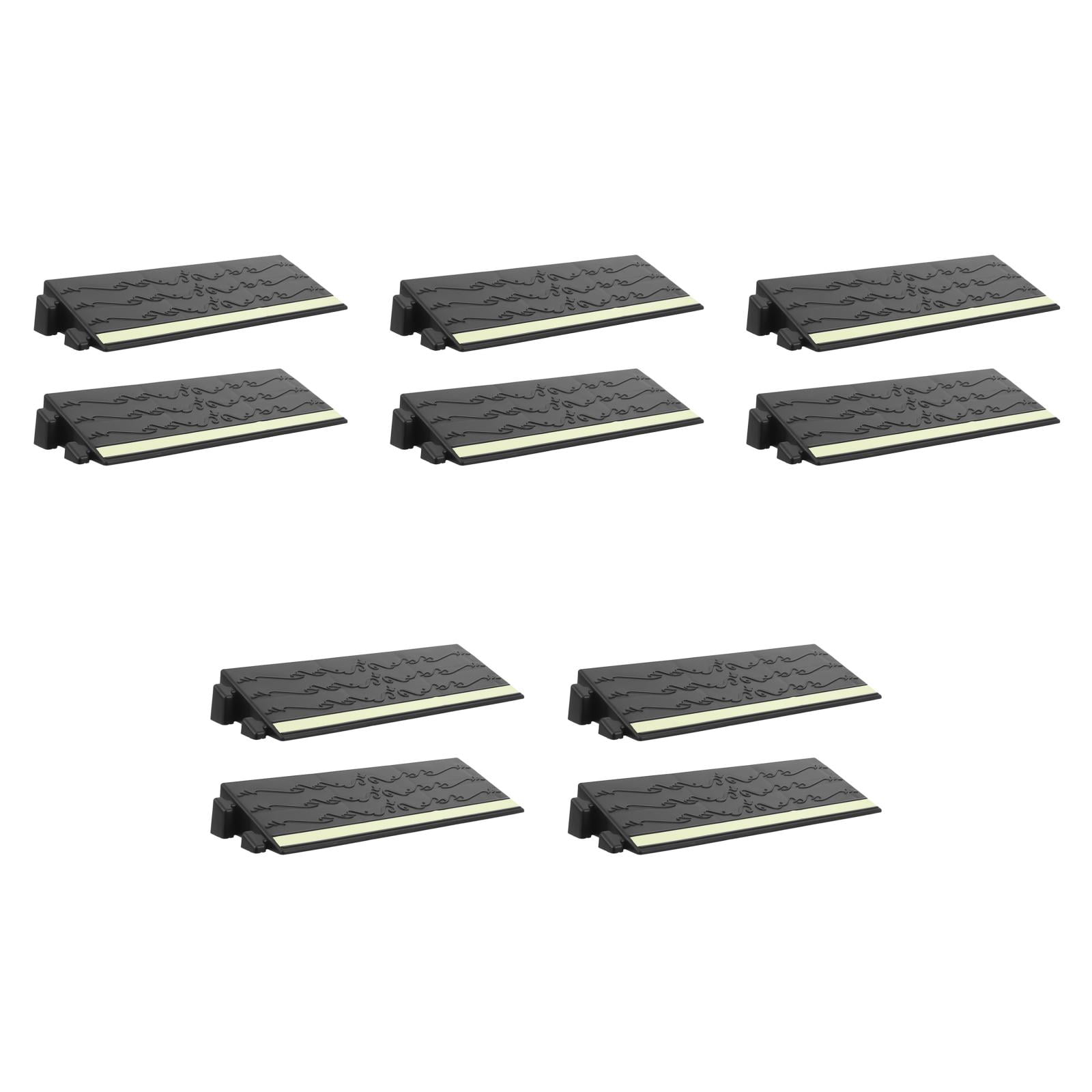 WORGEOUS 10 Pcs Threshold Ramps for Doorways Plastic Step Ramps Entry ...
