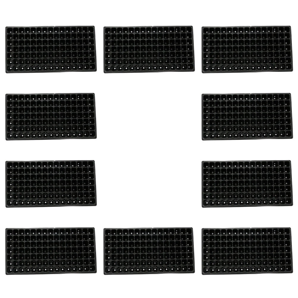 WORGEOUS 10 Pcs Tray Sprout Plate 105 Cells Nursery Pots Holes Tray for ...
