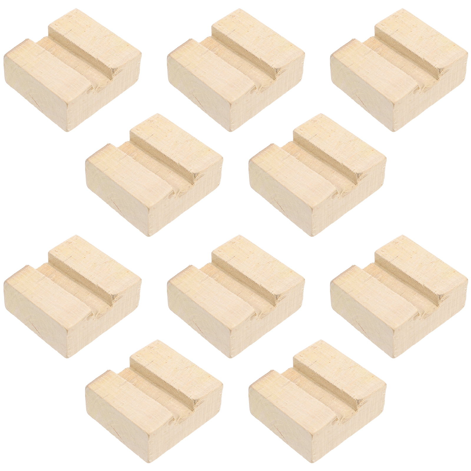 WORGEOUS 10 Pcs Yellow Sandalwood Axe Hoe Wedge Ax Handle Wedge 5.00X4 ...